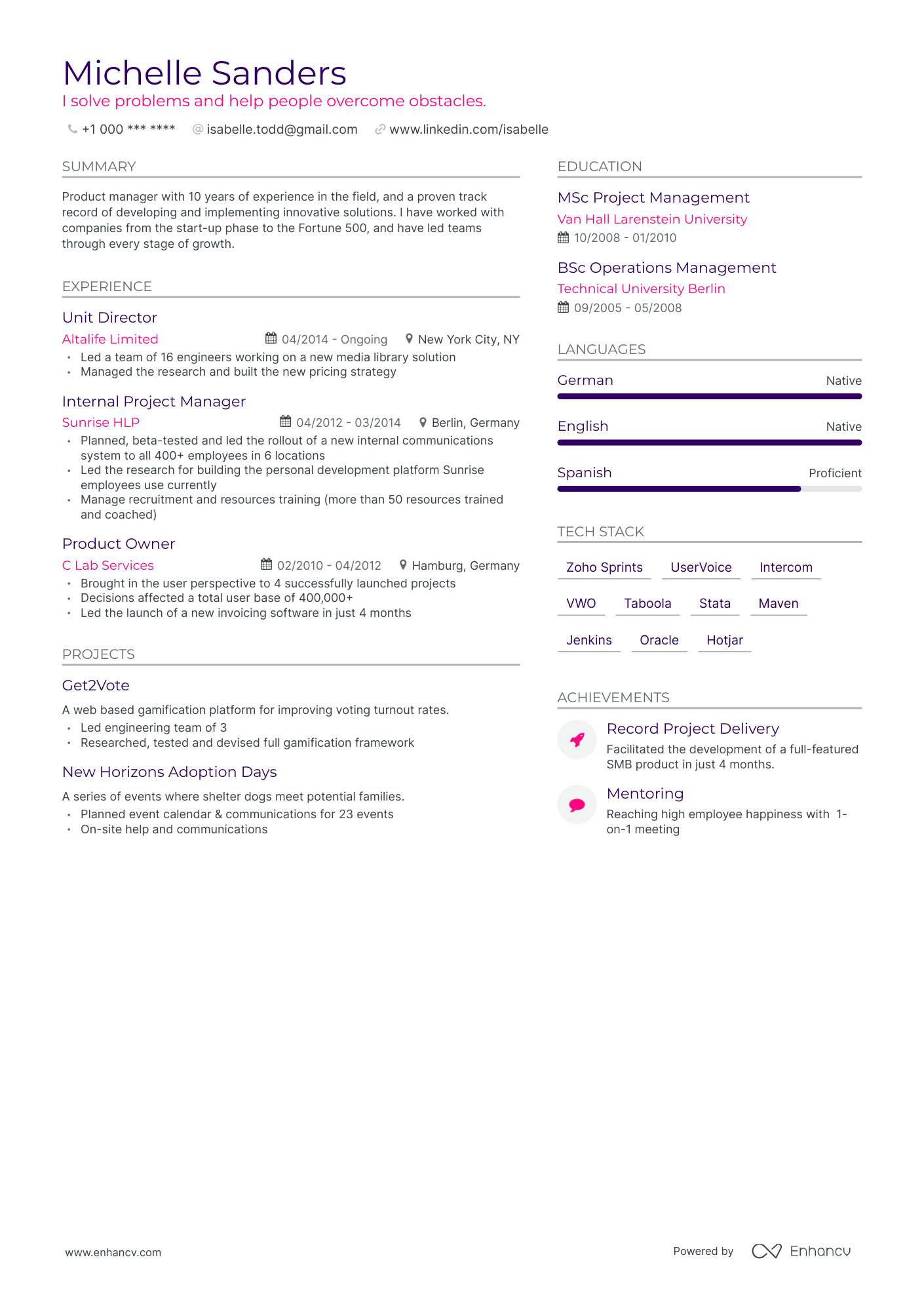 US Resume Examples & Guide for 2023 (Layout, Skills, Keywords & Job ...