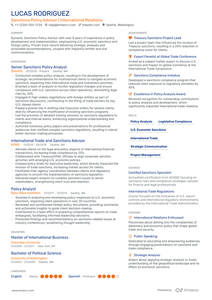 5 Policy Analyst Resume Examples & Guide for 2024