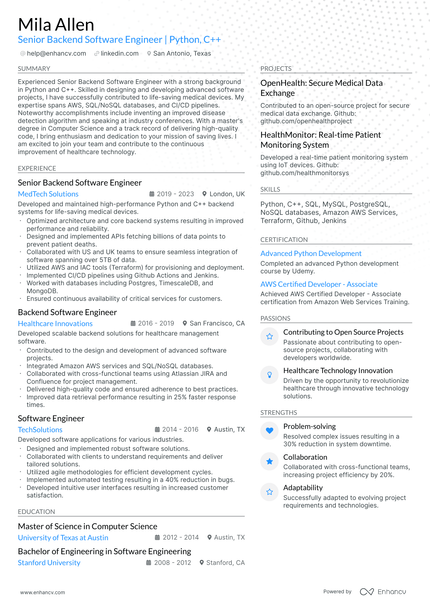 10 Senior Electrical Engineer Resume Examples & Guide for 2026