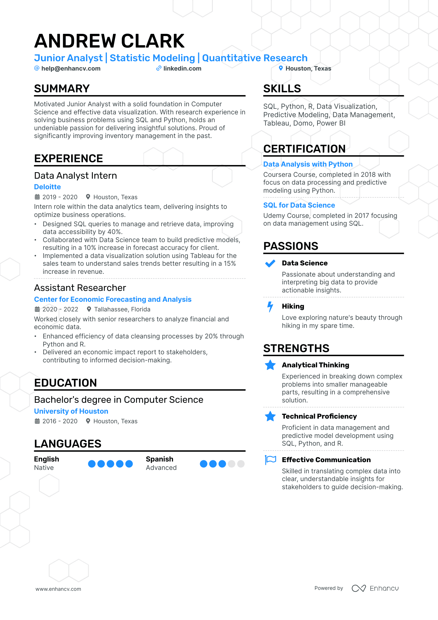 10 Junior Data Analyst Resume Examples Guide For 2026