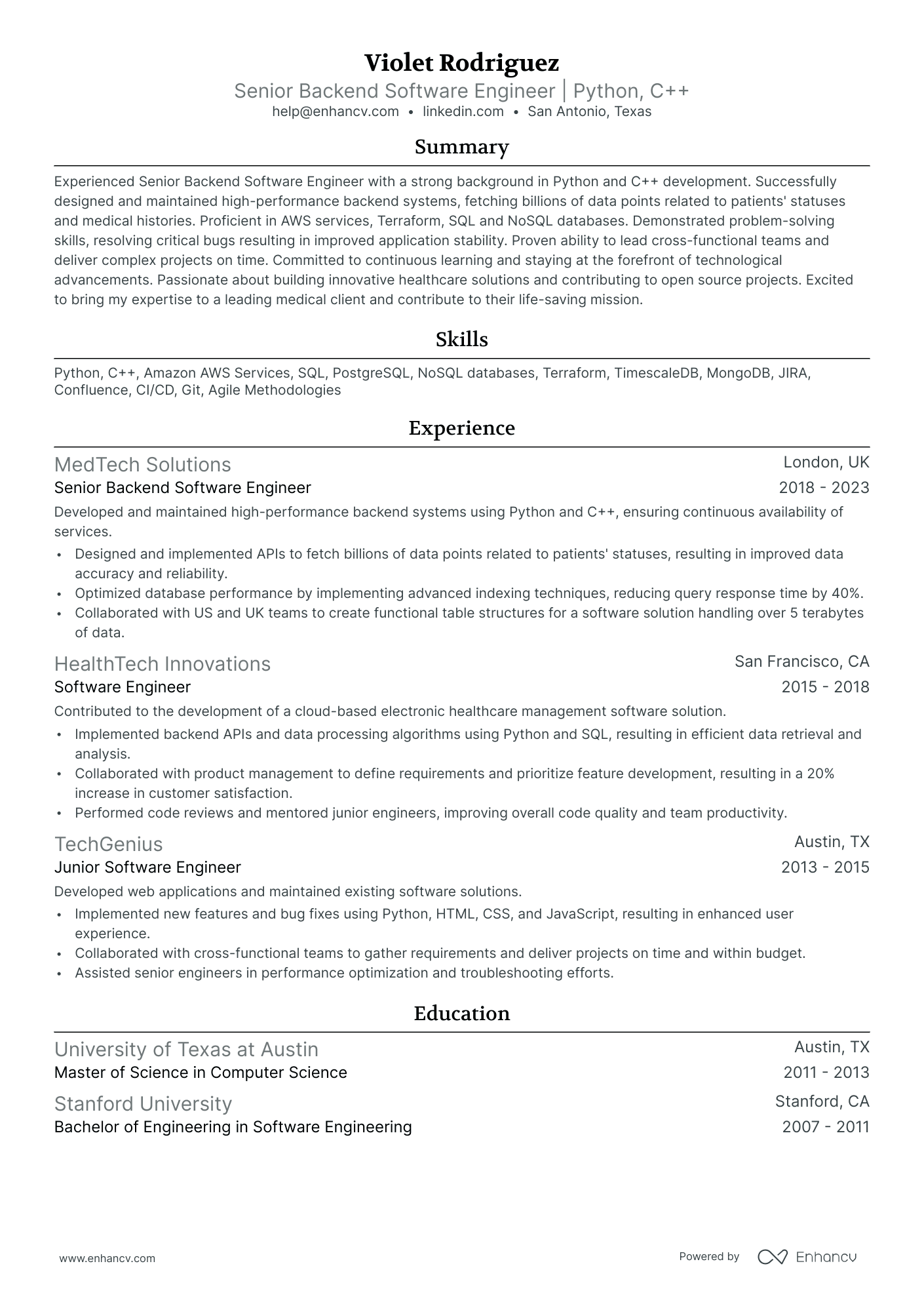 10 AWS Developer Resume Examples & Guide for 2025