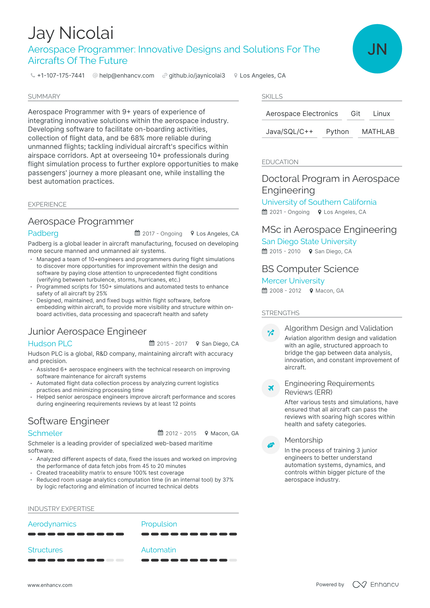 5 Aerospace Program Manager Resume Examples & Guide for 2024