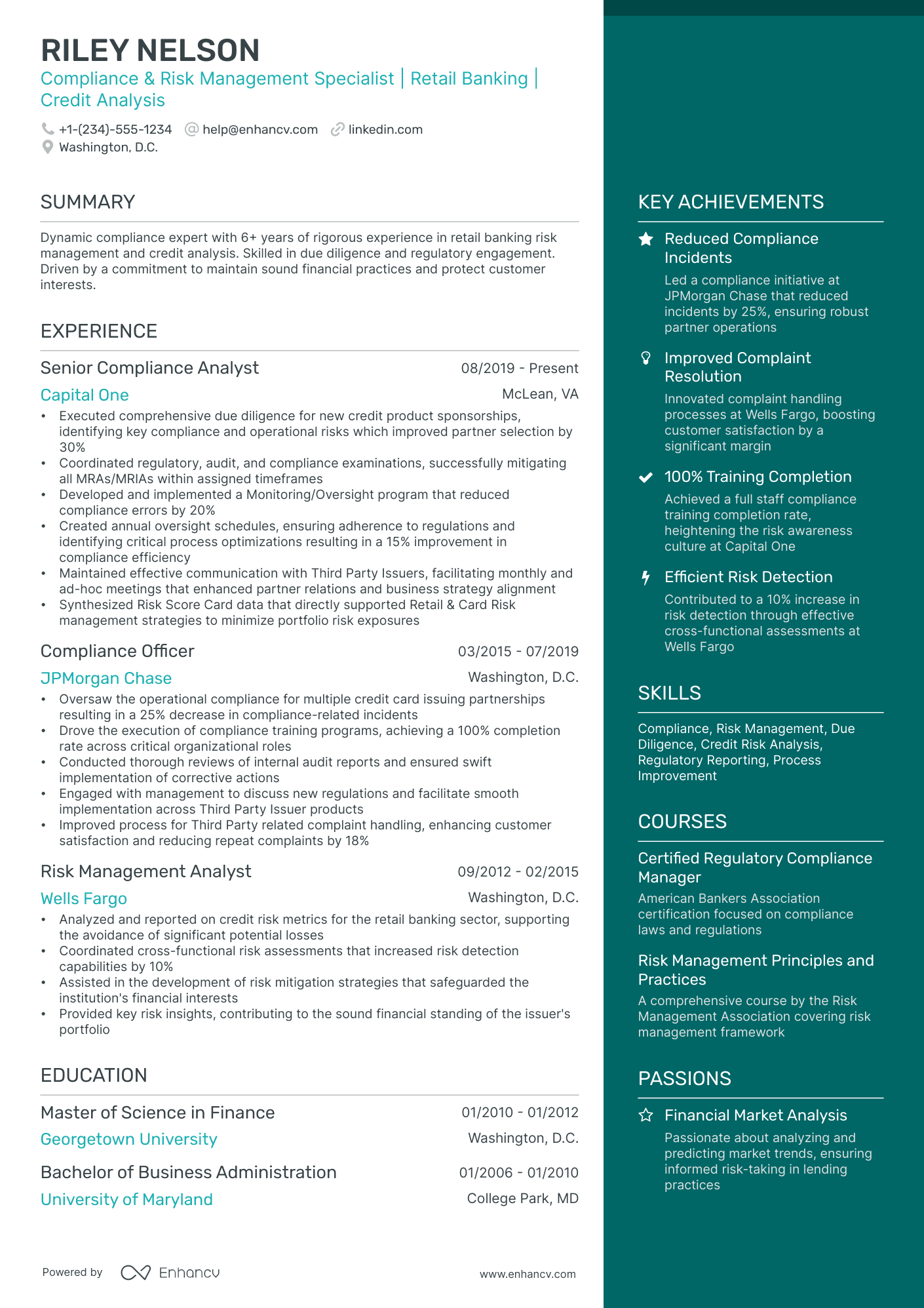 10 Risk Manager Resume Examples & Guide for 2026