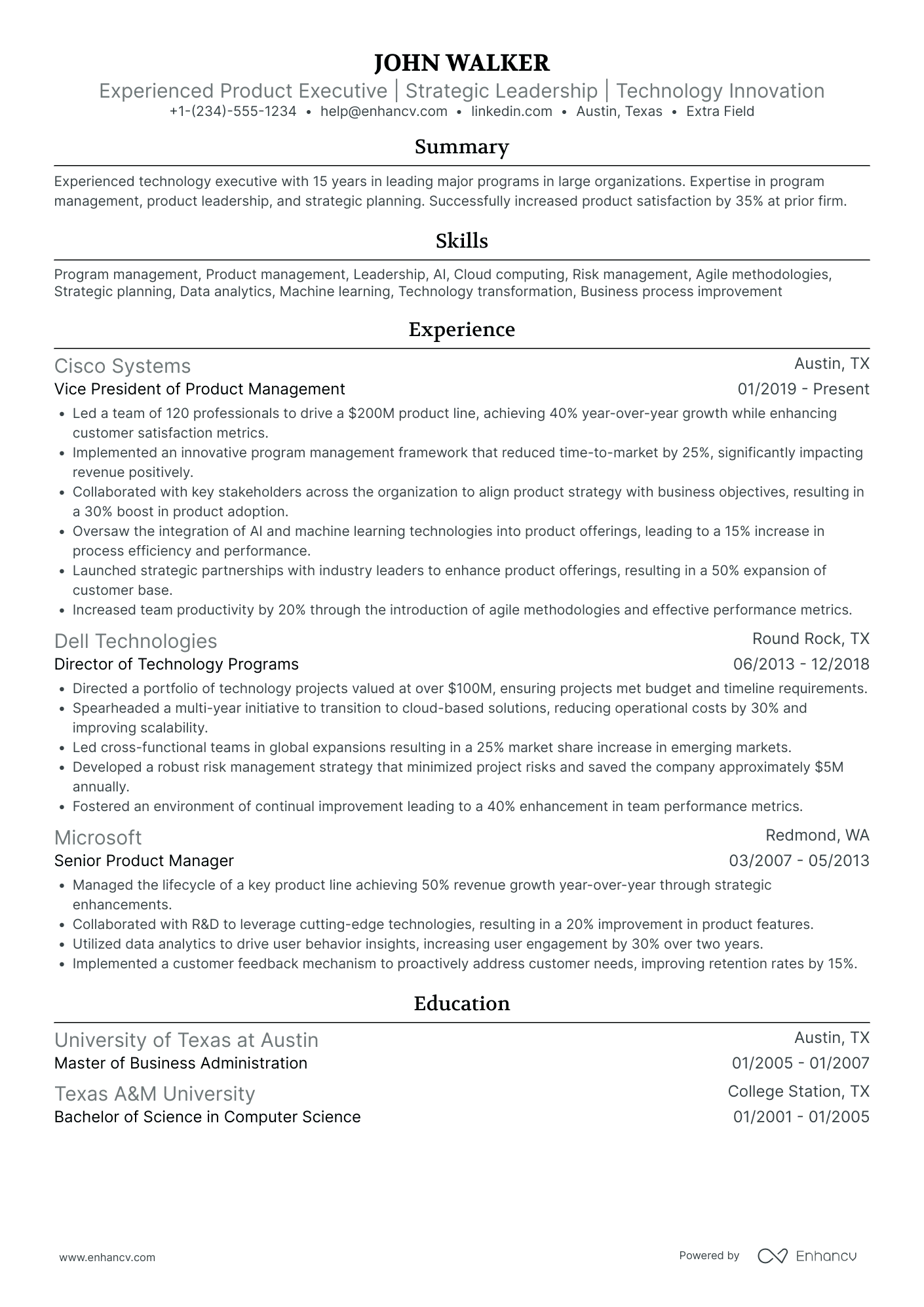 49 Executive Resume Examples, Templates & Guide for 2026