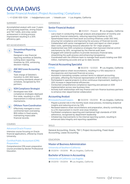 10 Functional Accounting Resume Examples & Guide for 2026