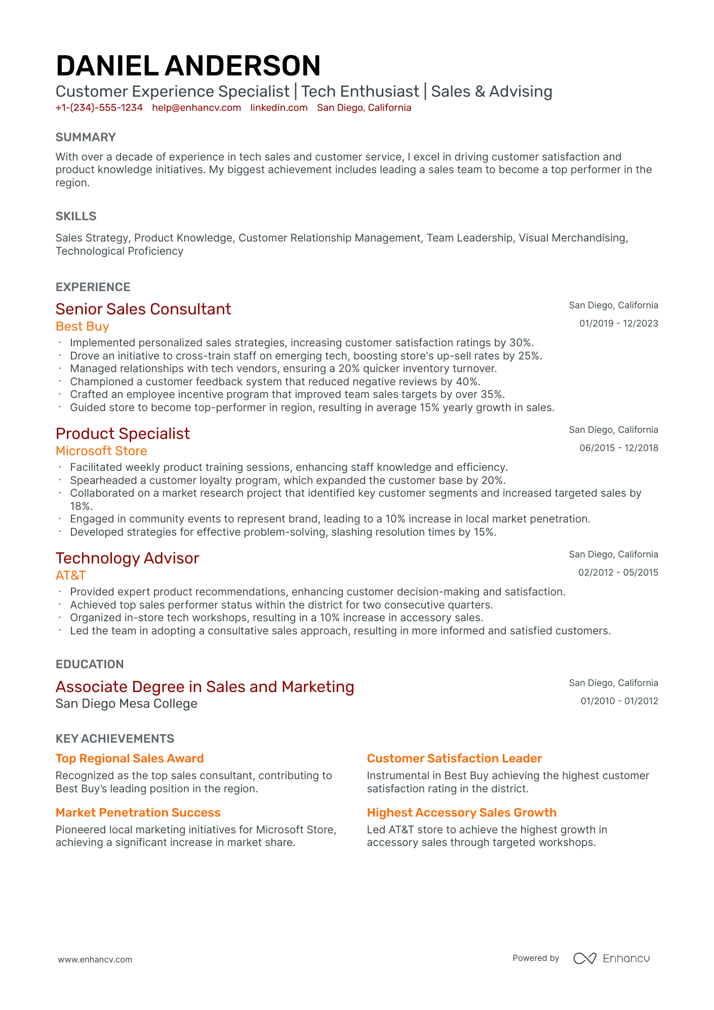 10 Apple Retail Resume Examples & Guide for 2026