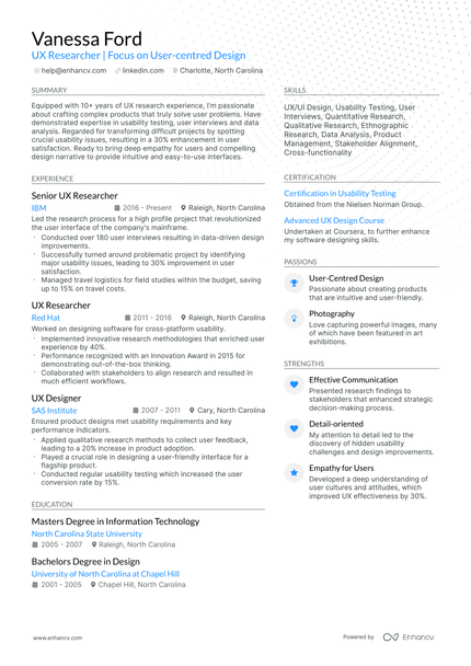 10 UX Researcher Resume Examples & Guide for 2026