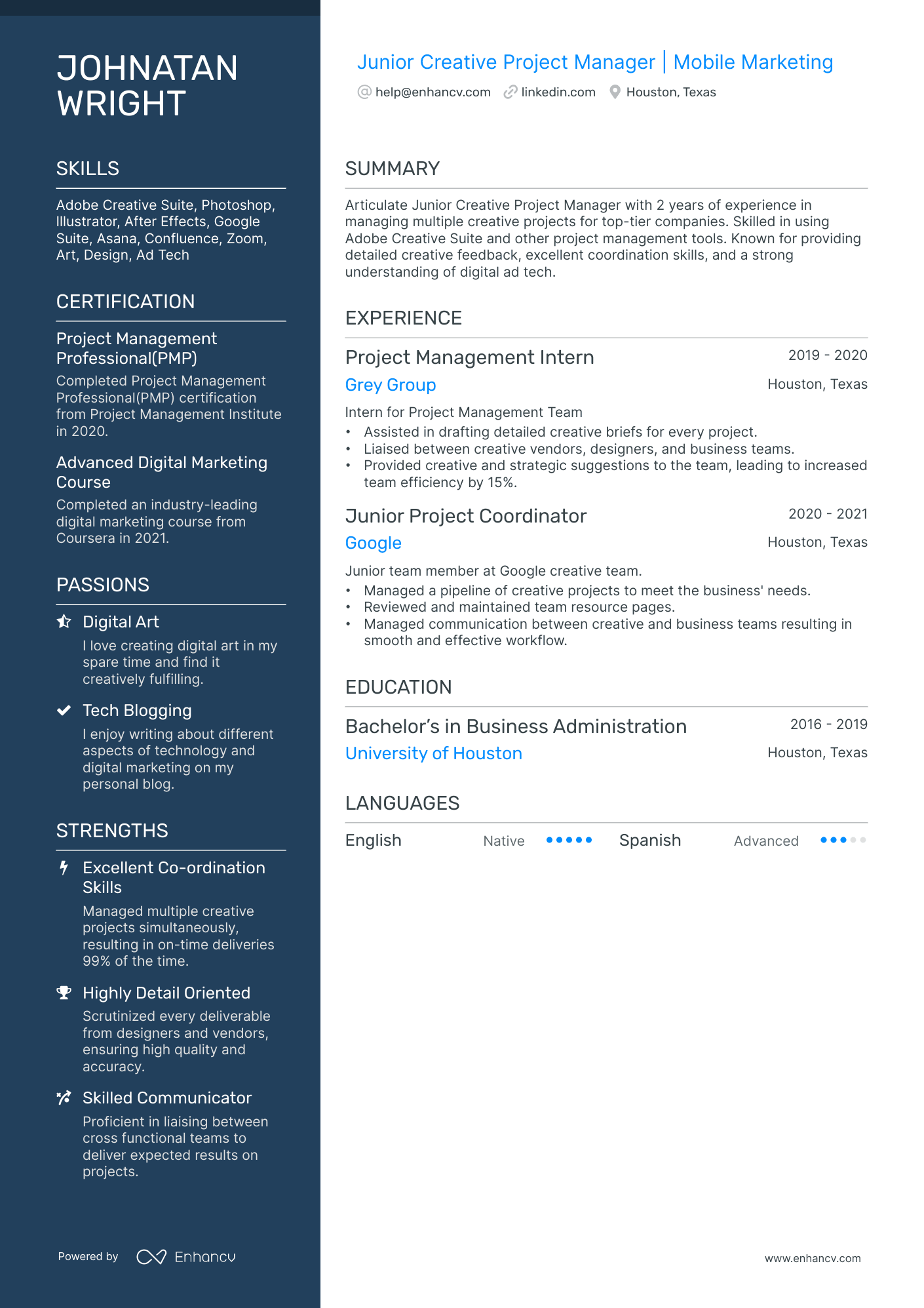 10 Junior Project Manager Resume Examples & Guide for 2026