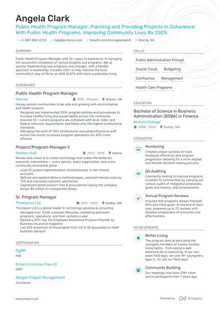 17 Program Manager Resume Examples & Guide for 2024