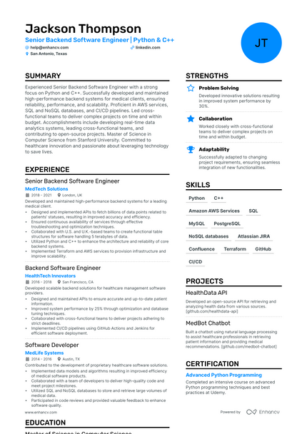 5 Junior Front-end Developer Resume Examples & Guide for 2023