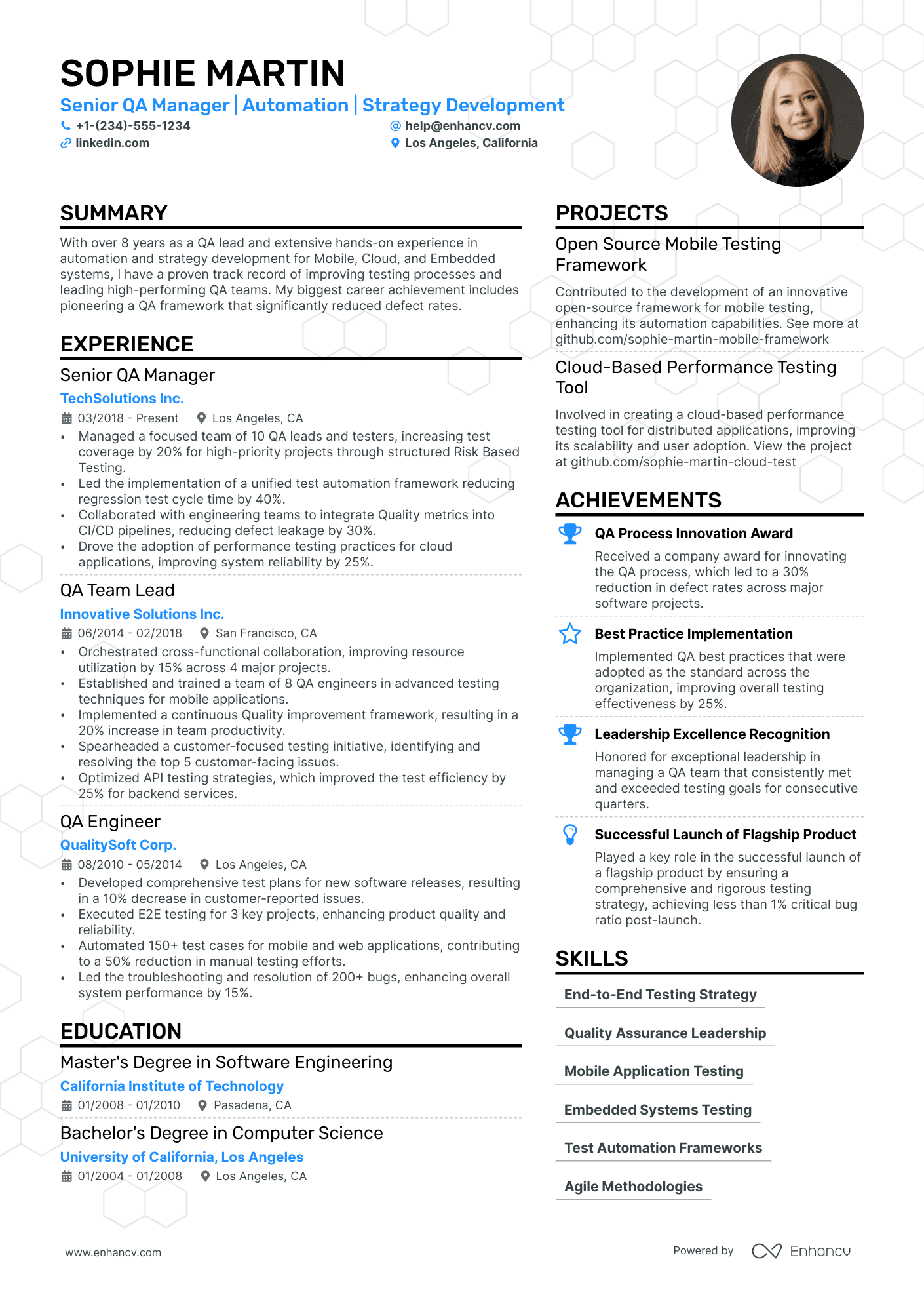 8 QA Tester Resume Examples & Guide for 2024