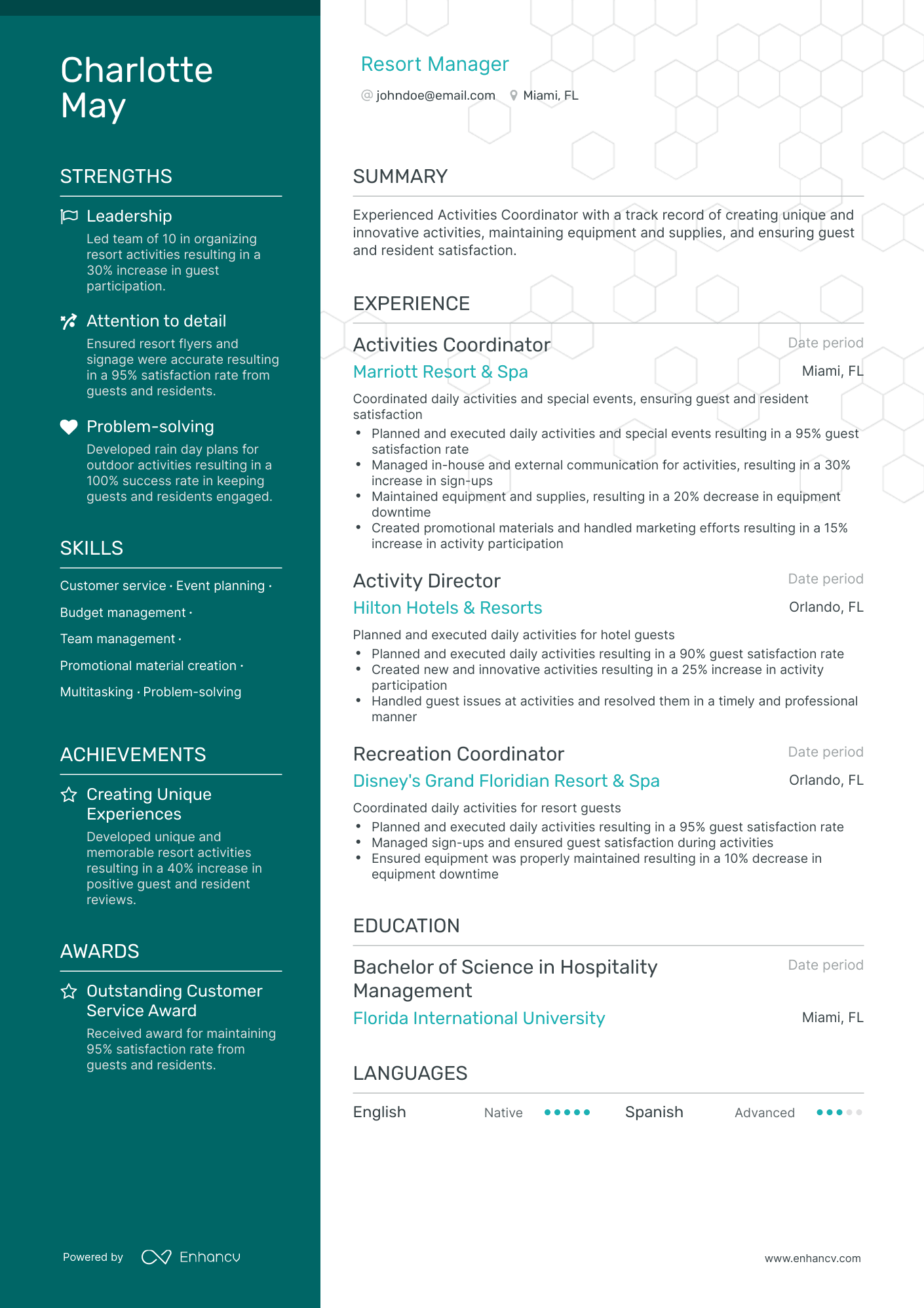 10 Hotel General Manager Resume Examples & Guide for 2024