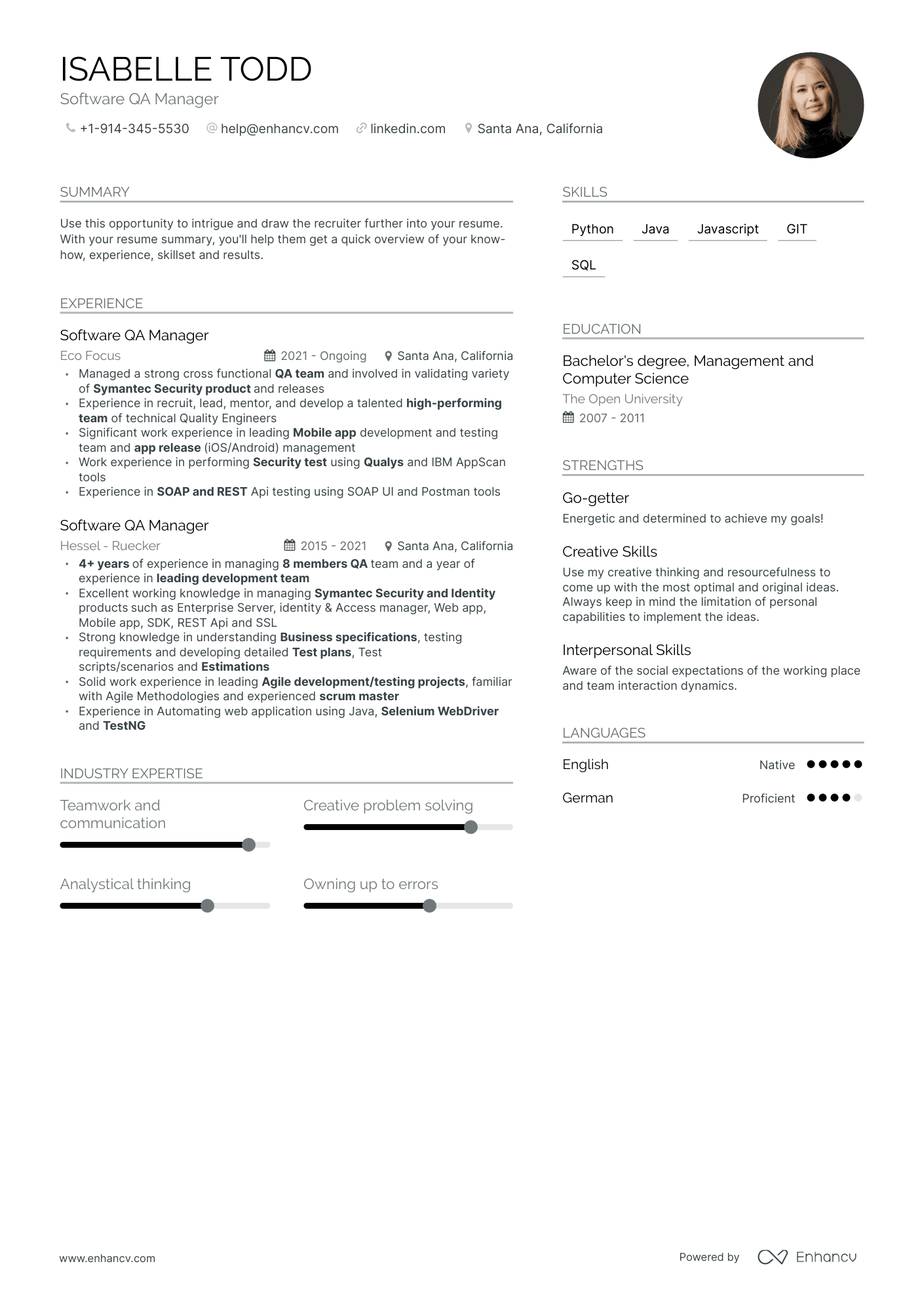 8 QA Tester Resume Examples & Guide for 2024