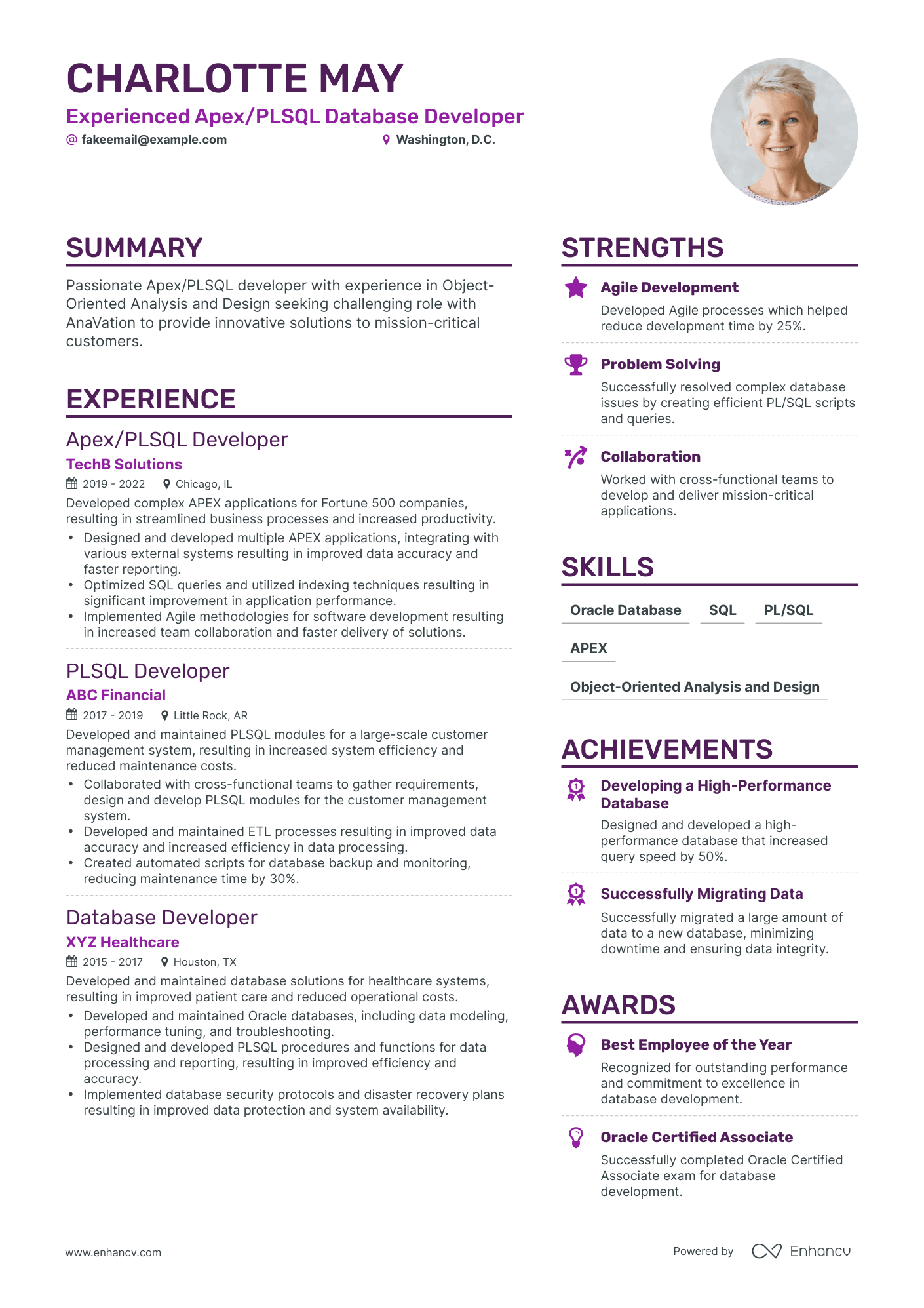 13 Database Engineer Resume Examples & Guide for 2024