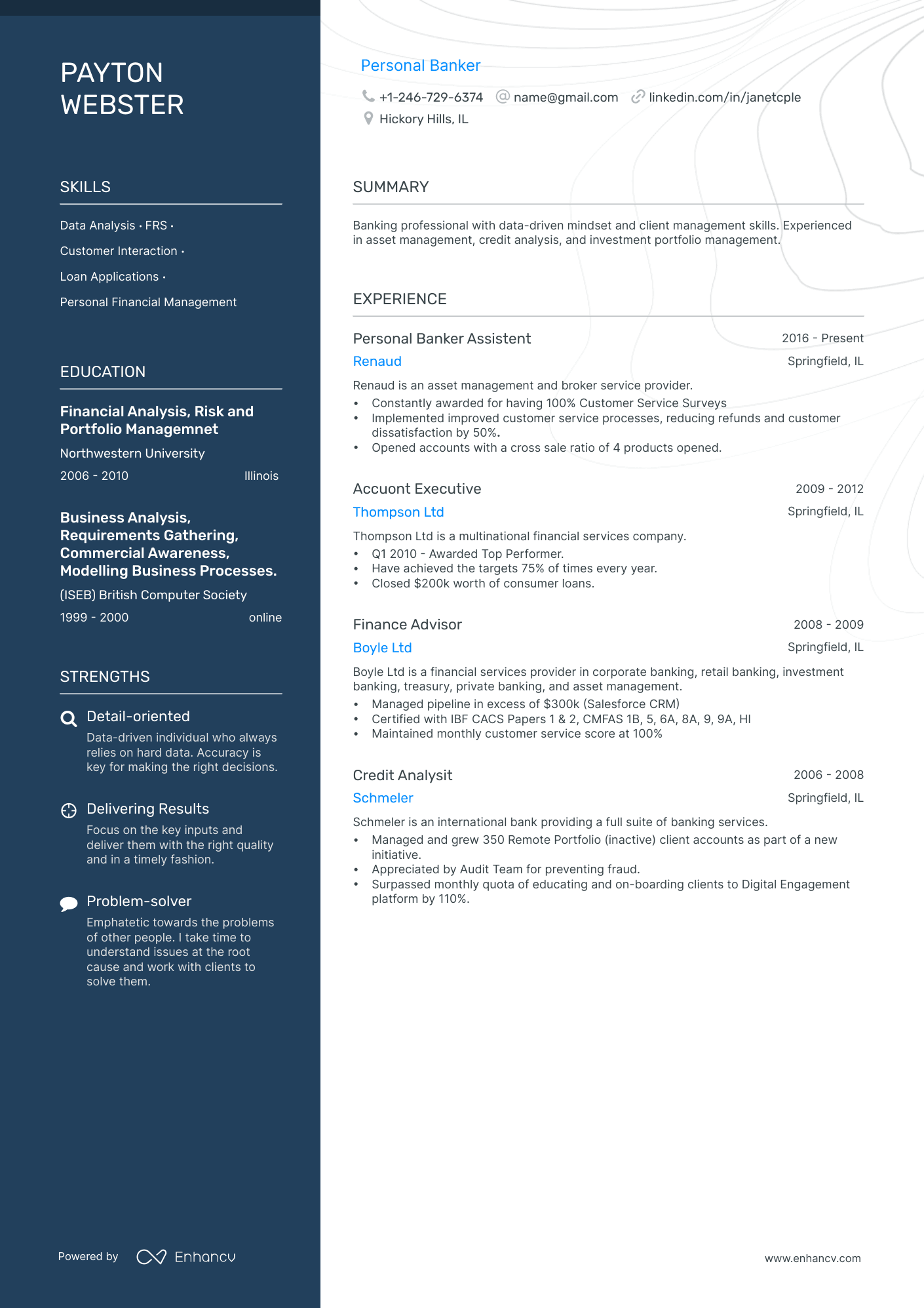 3 Bank Manager Resume Examples & Guide for 2024
