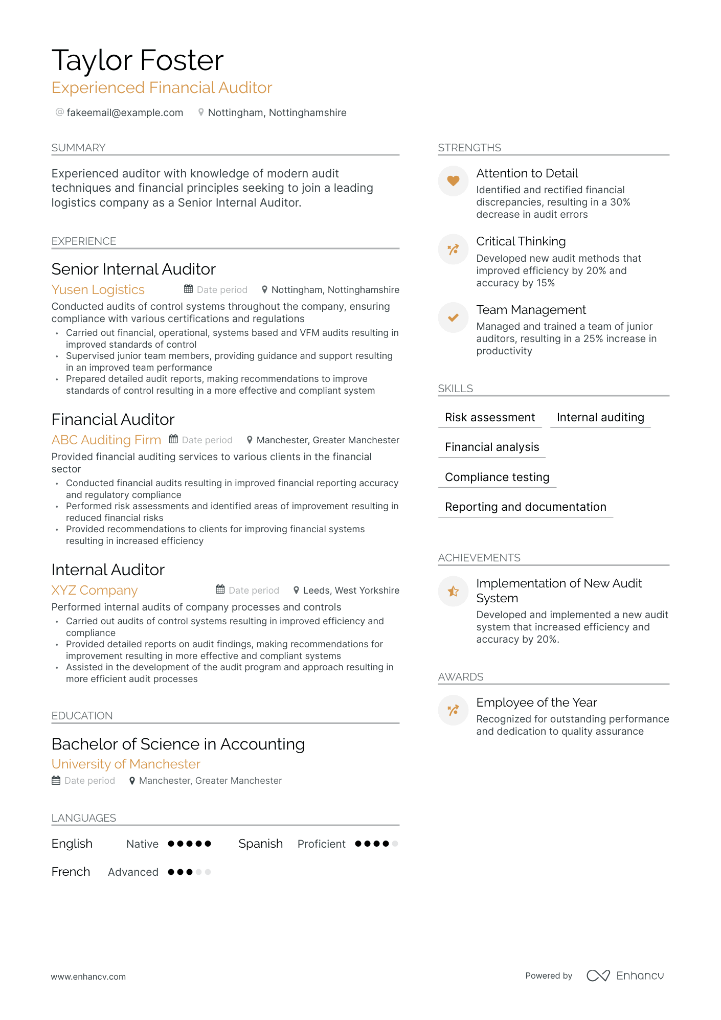 15 Auditor Resume Examples & Guide for 2023