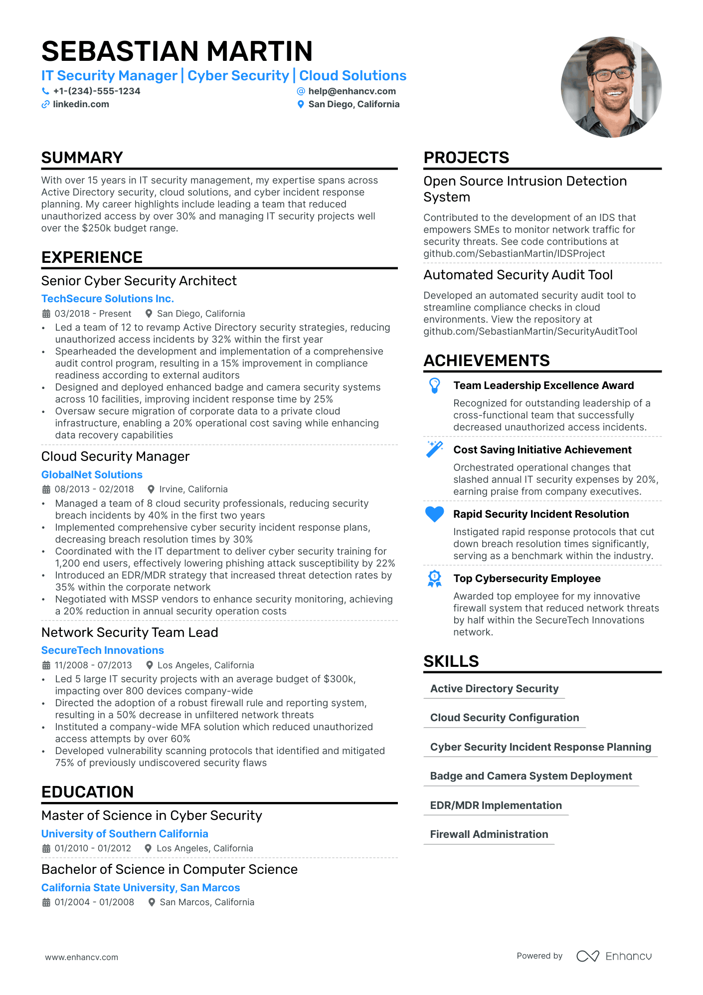 16 IT Manager Resume Examples & Guide for 2024