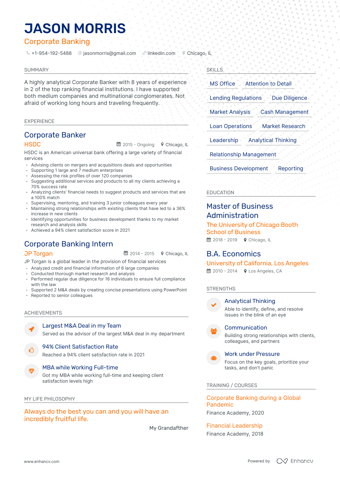 6 Banking Resume Examples & Guide for 2024