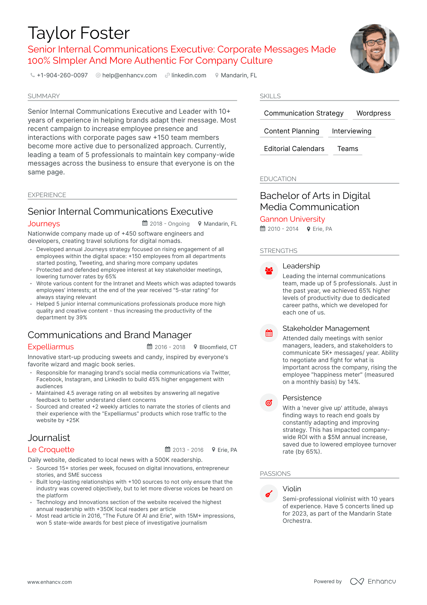 6 Communication Manager Resume Examples & Guide for 2024