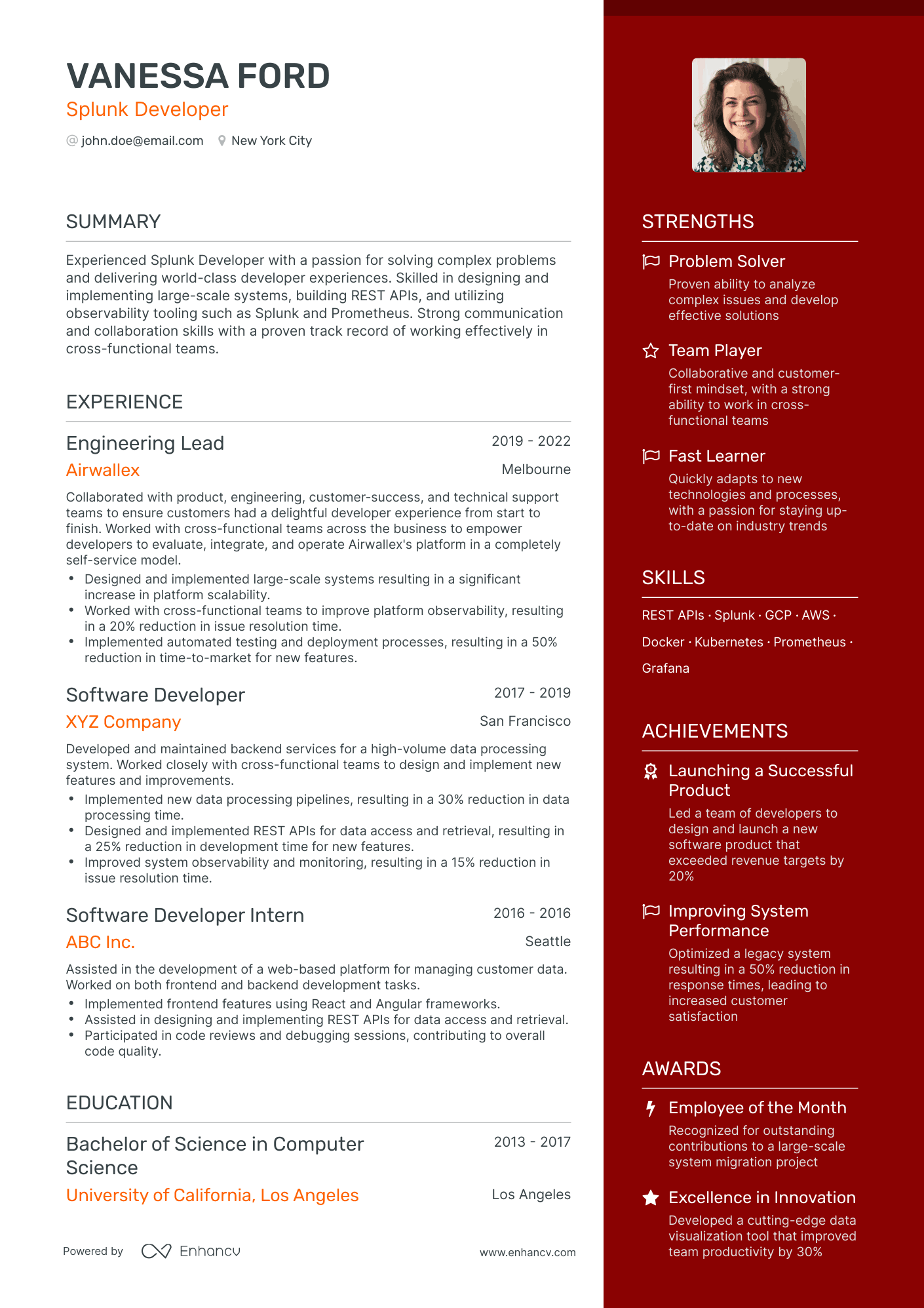 24 Web Developer Resume Examples & Guide for 2024
