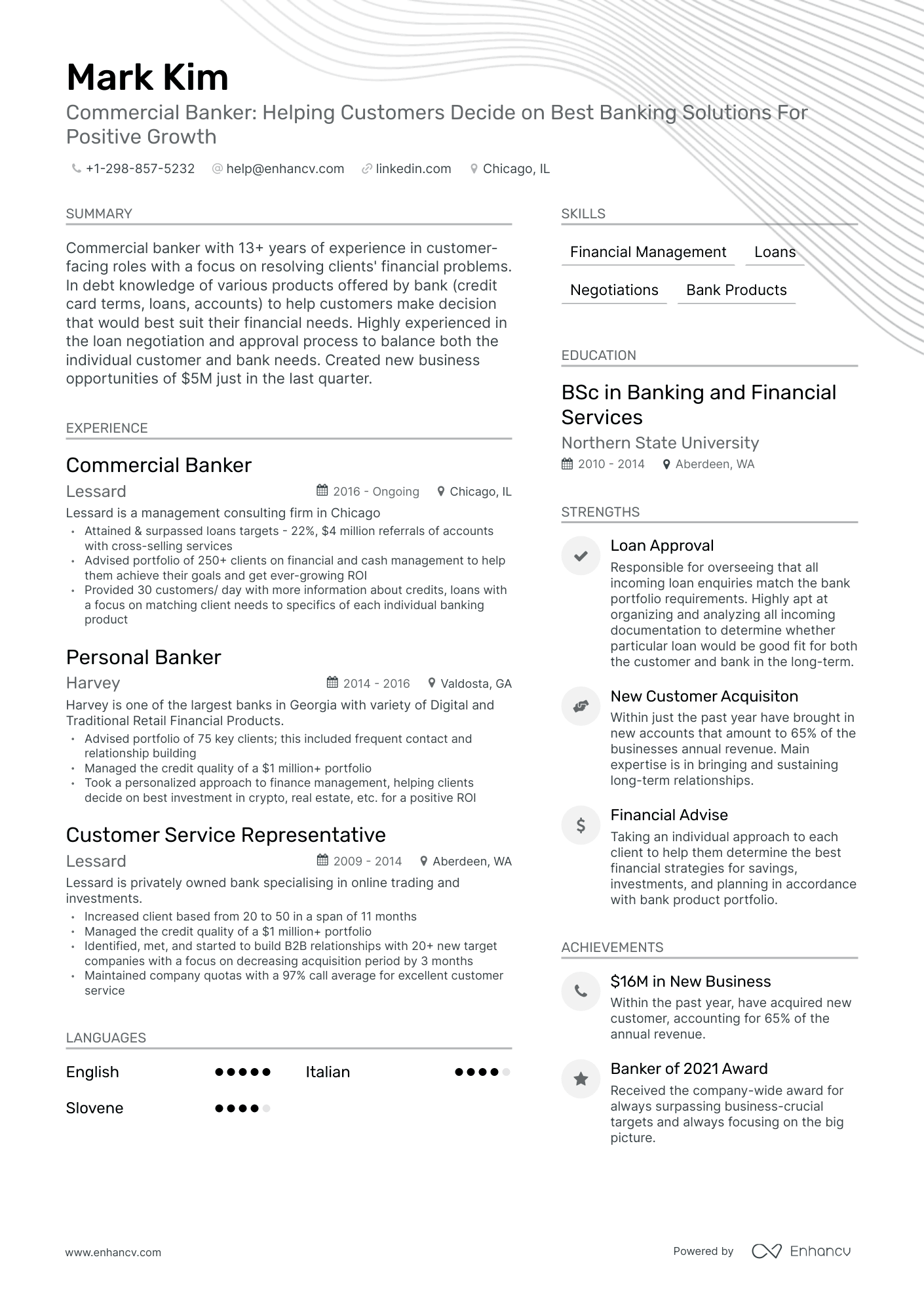 6 Banking Resume Examples & Guide for 2024