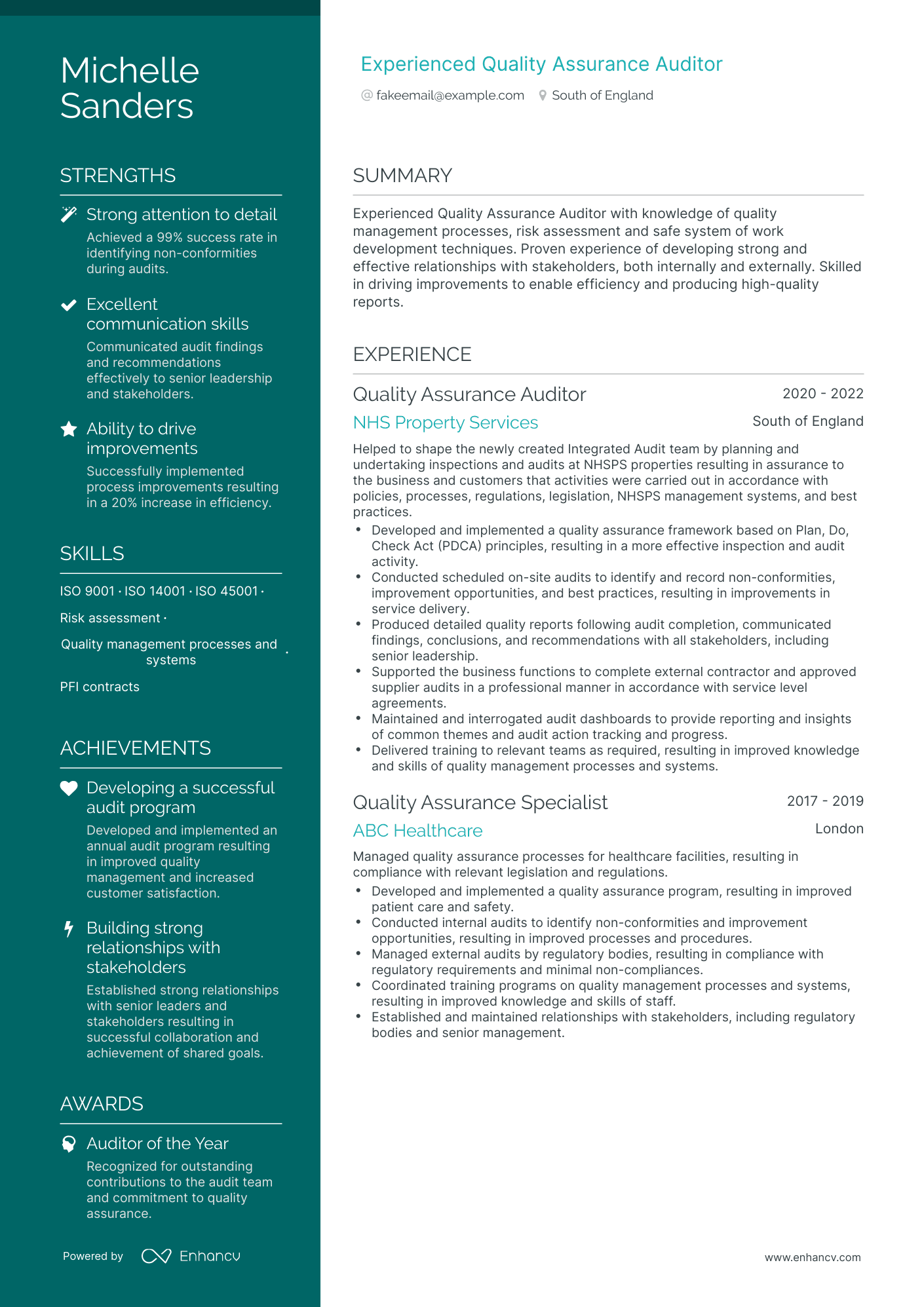 15 Auditor Resume Examples & Guide for 2024