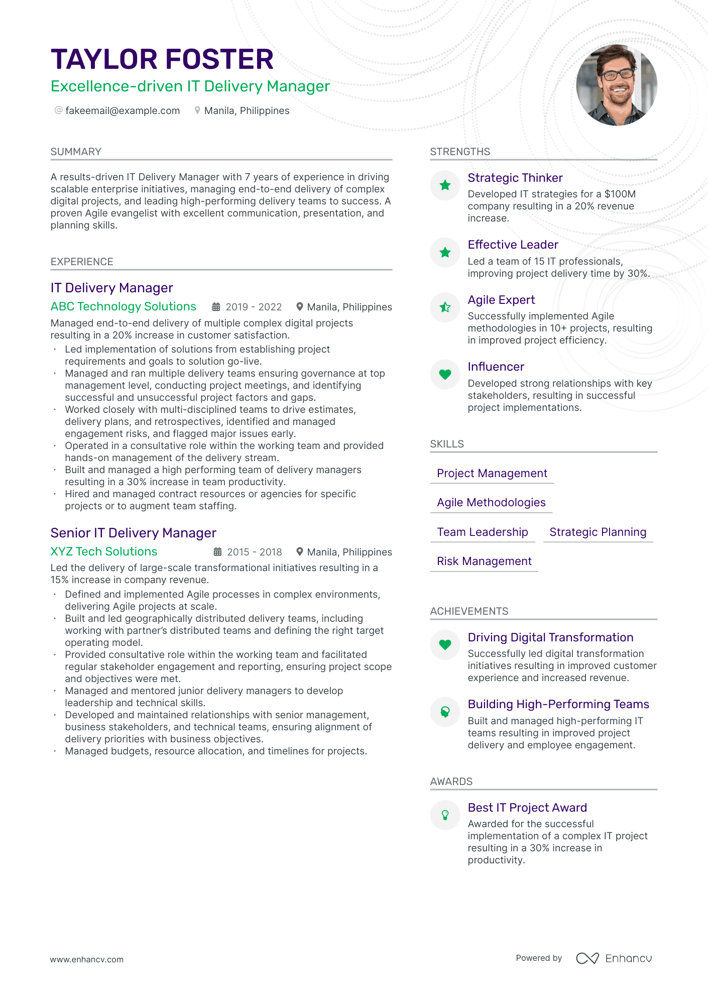 16 IT Manager Resume Examples & Guide for 2024