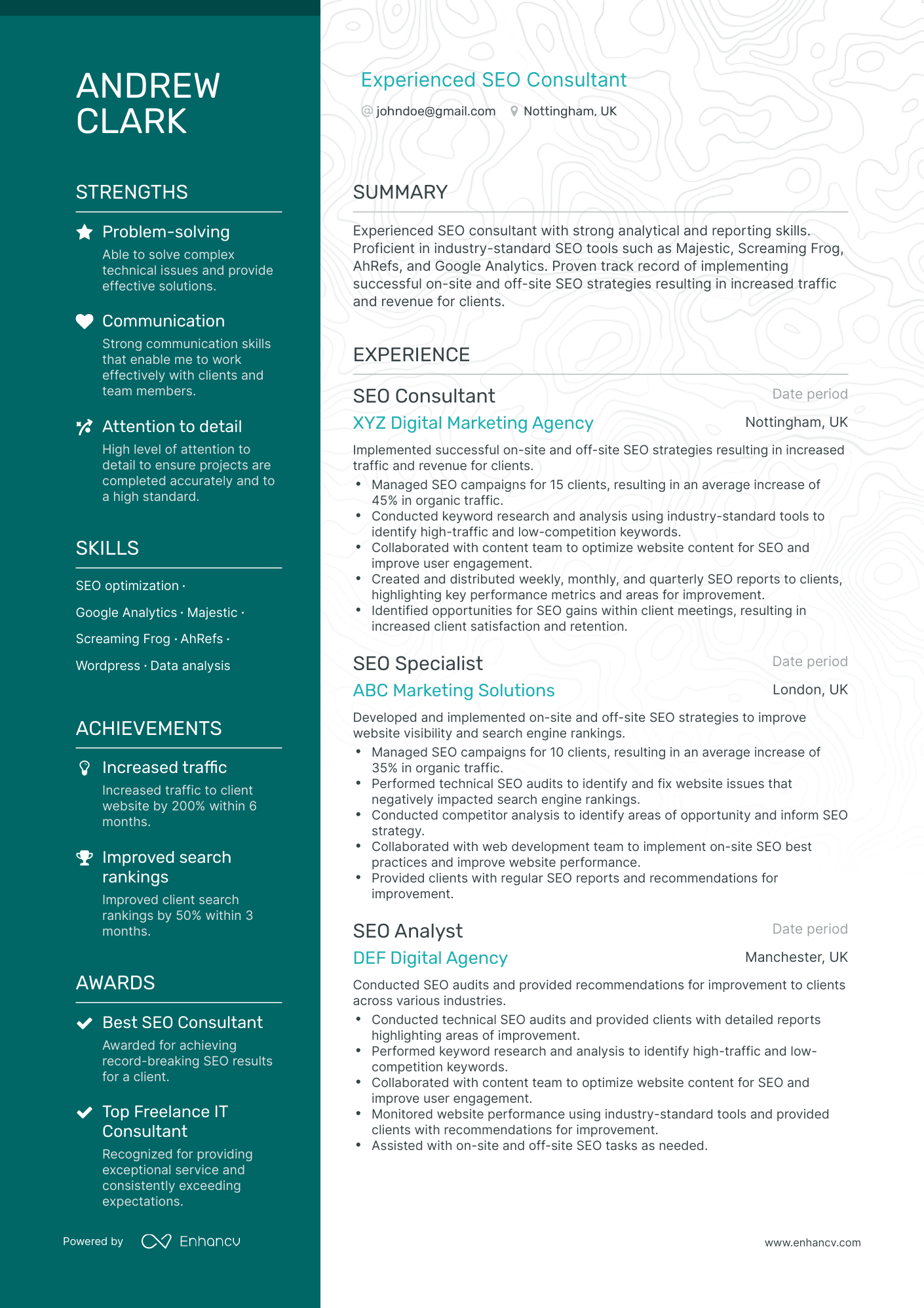 3 Tech Consultant Resume Examples & Guide for 2024