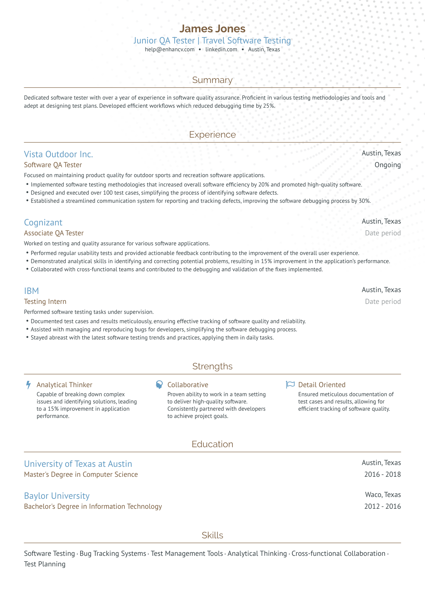 8 QA Tester Resume Examples & Guide for 2024