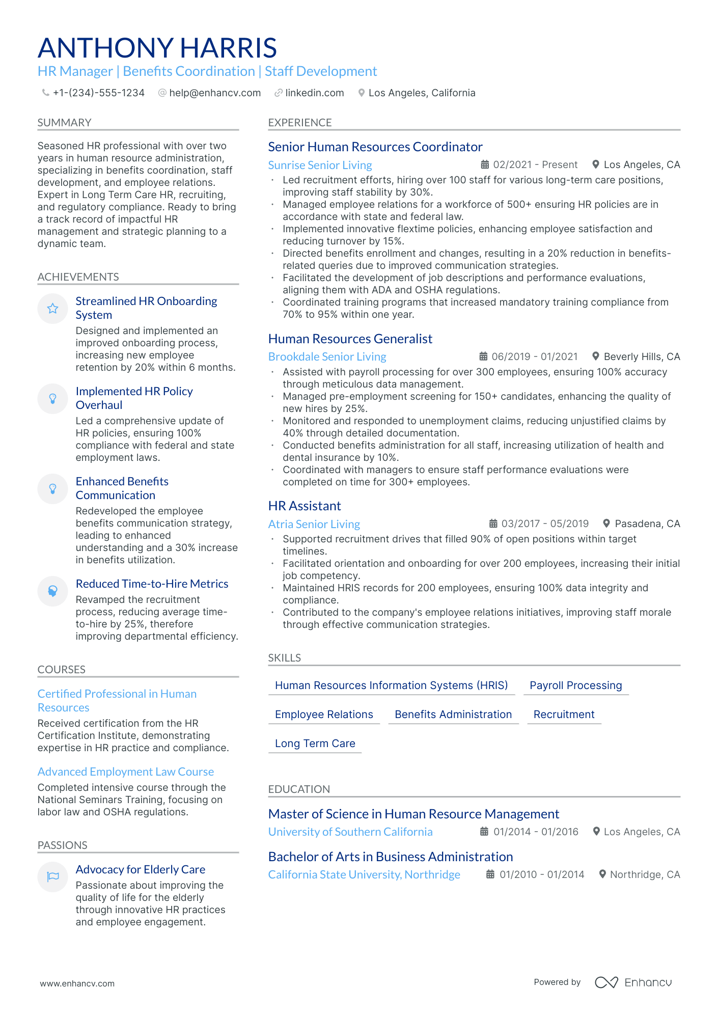 5 Resource Manager Resume Examples & Guide for 2024