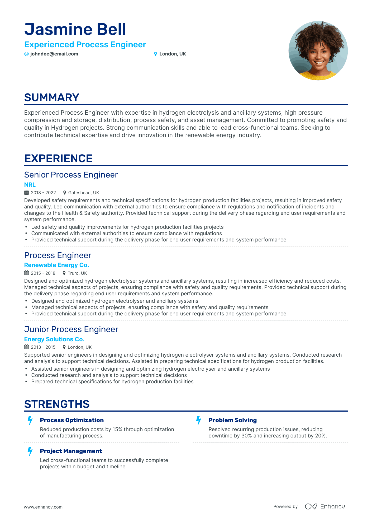 5 Process Engineer Resume Examples & Guide for 2023