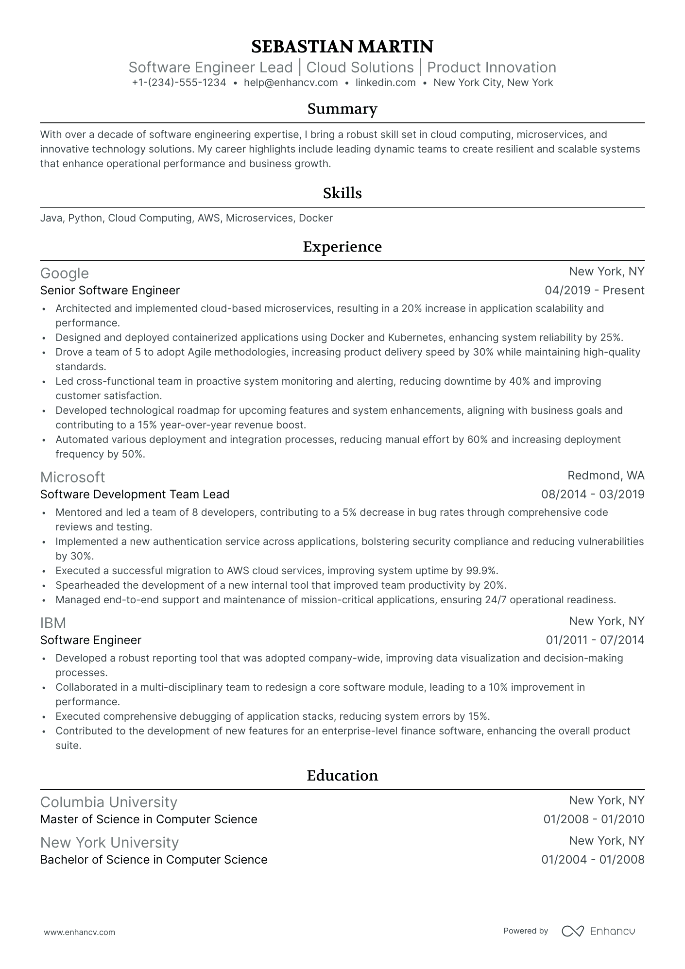 10 GCP Data Engineer Resume Examples & Guide for 2025
