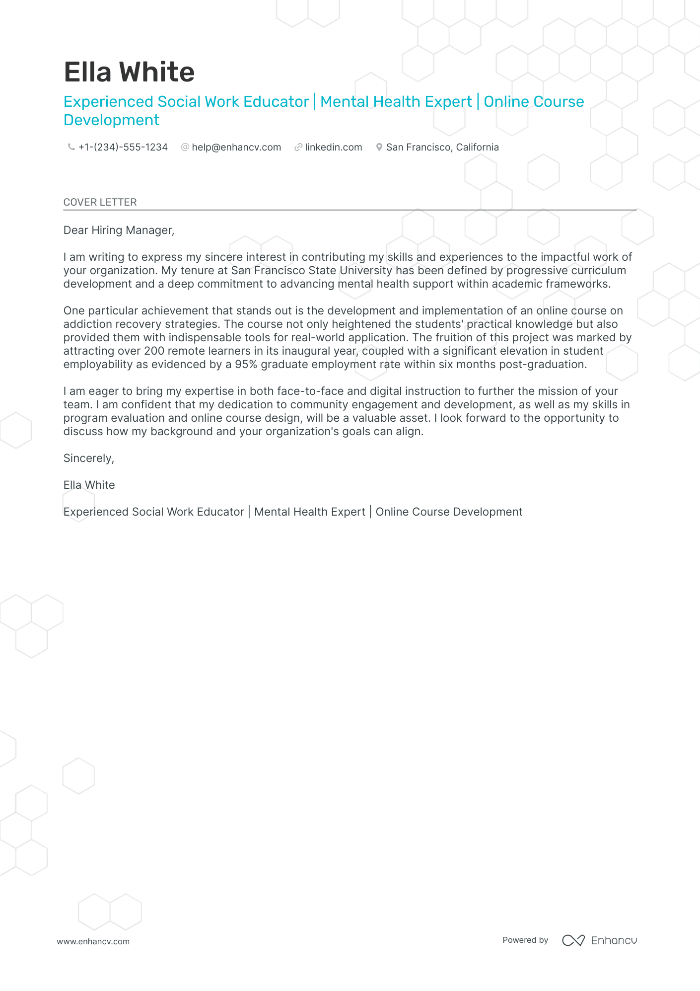 8 Professional Academic Cover Letter Examples and Template for 2026 ...