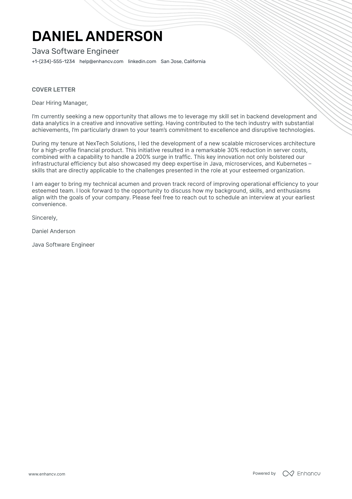 6 Professional Software Developer Cover Letter Examples and Template ...