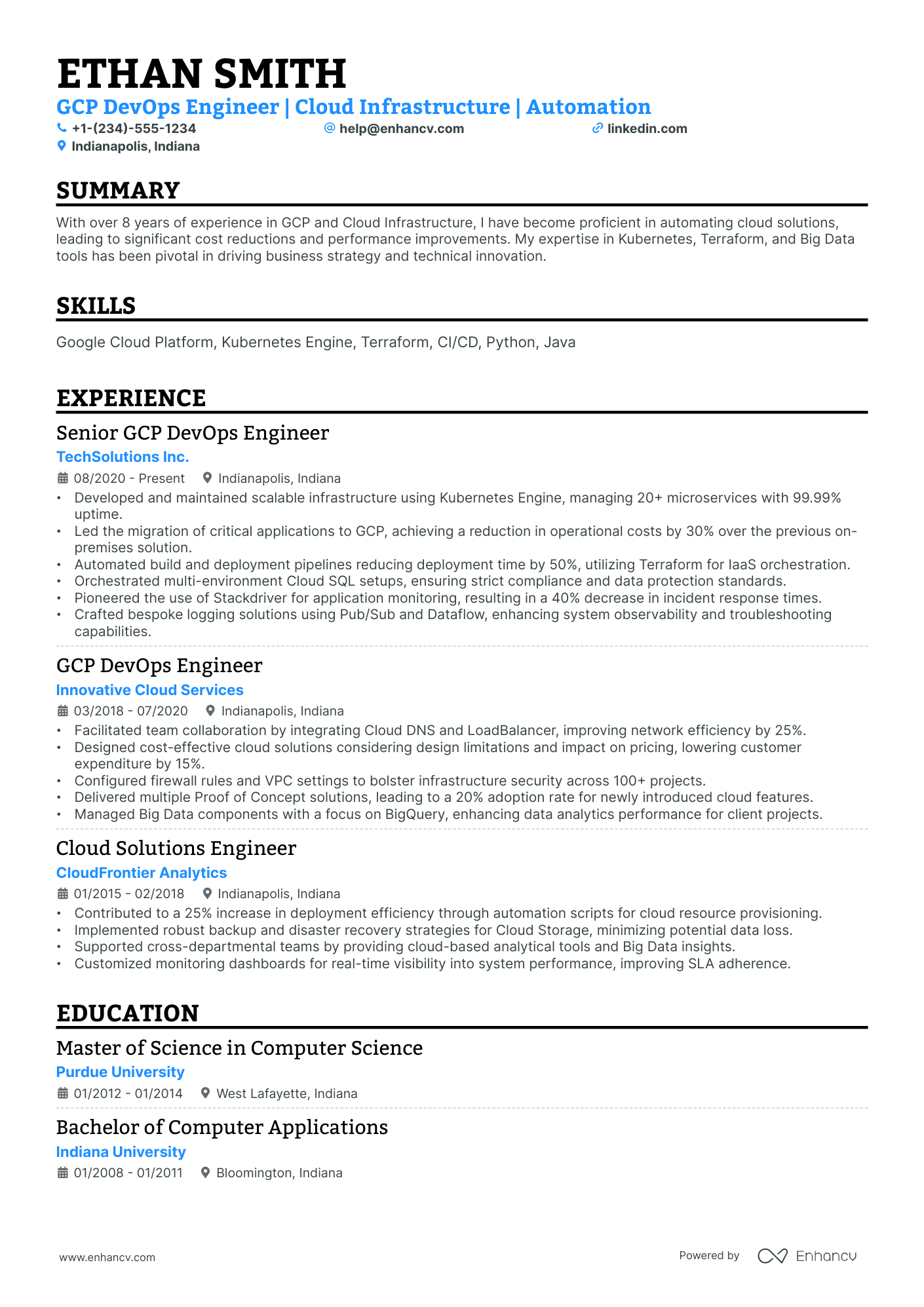 10 GCP Devops Engineer Resume Examples & Guide for 2025 10 GCP Devops Engineer Resume Examples & Guide for 2025