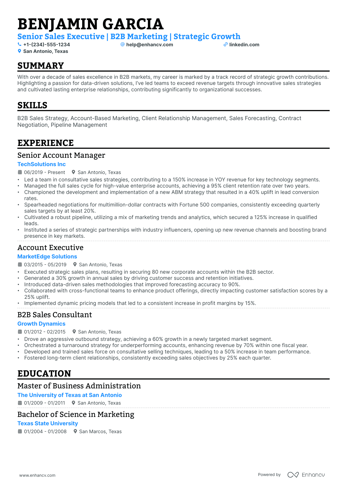 10 Account Director Resume Examples & Guide for 2026