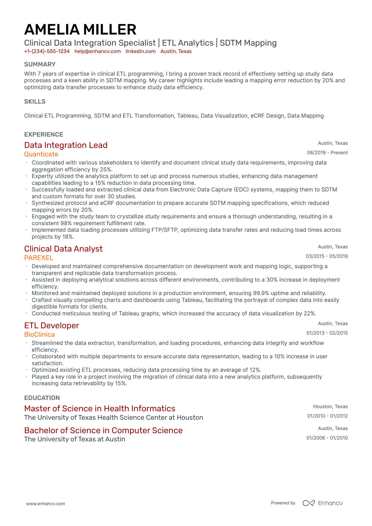 10 SAS Clinical Programmer Resume Examples & Guide for 2026