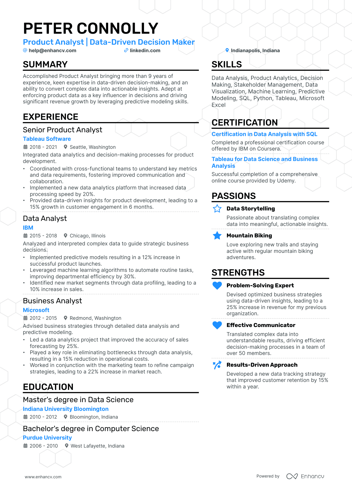 10 Product Analyst Resume Examples & Guide for 2026