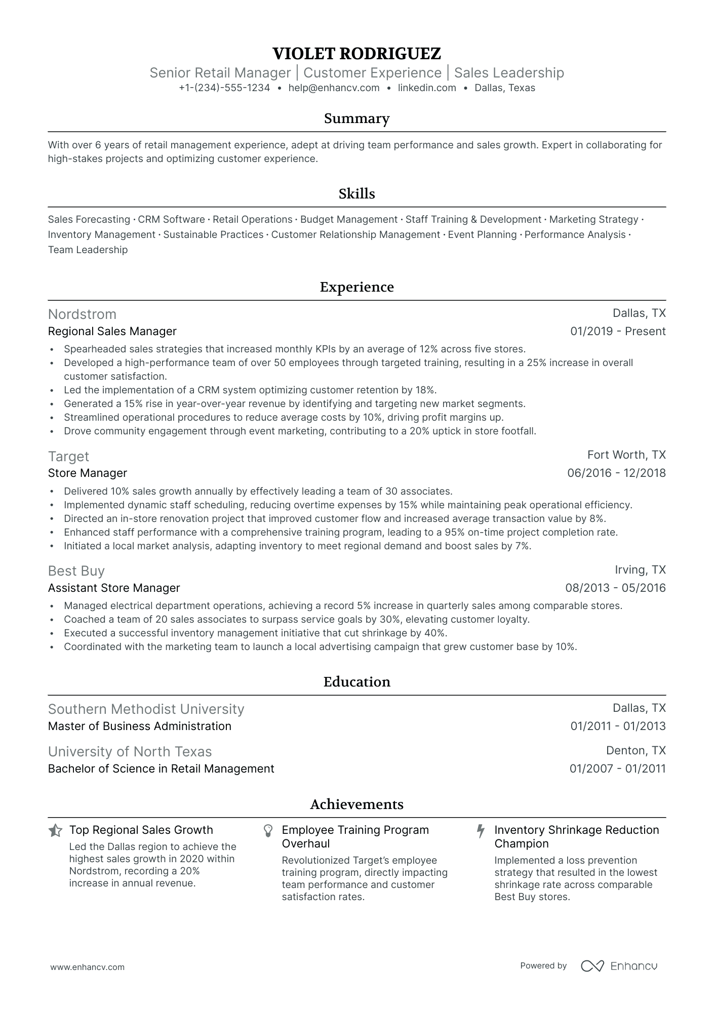 5 Customer Experience Manager Resume Examples & Guide for 2024