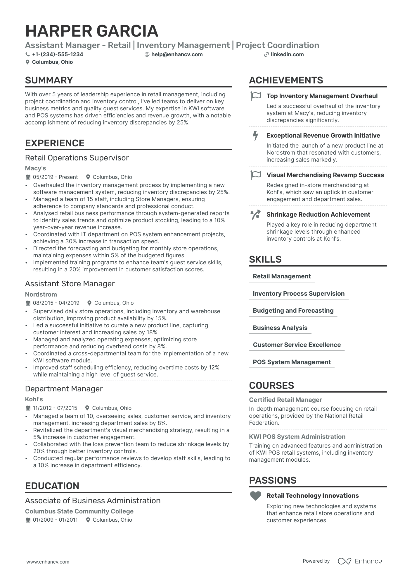 38 Retail Resume Examples & Guide for 2026