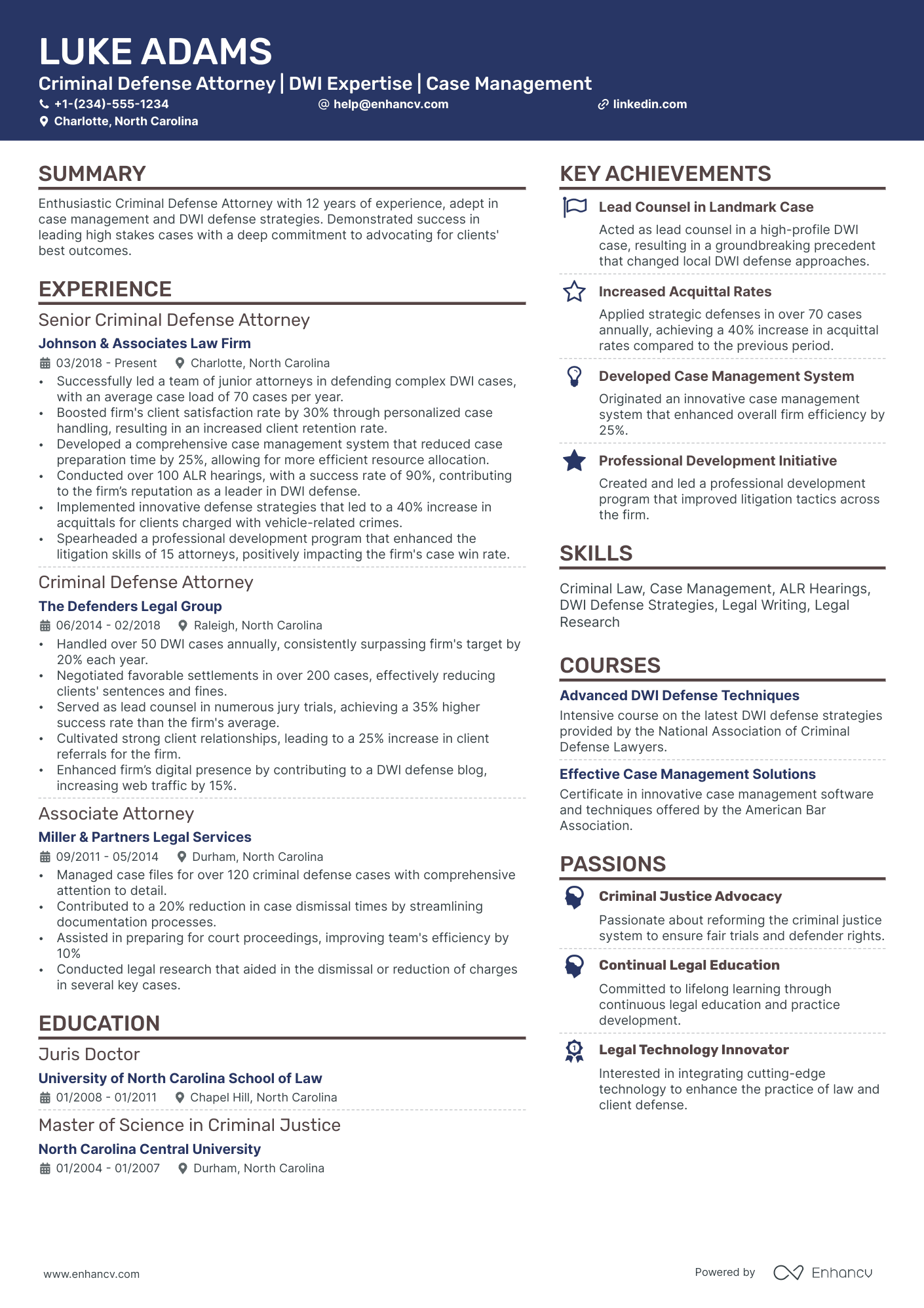 10 Criminal Lawyer Resume Examples & Guide for 2026