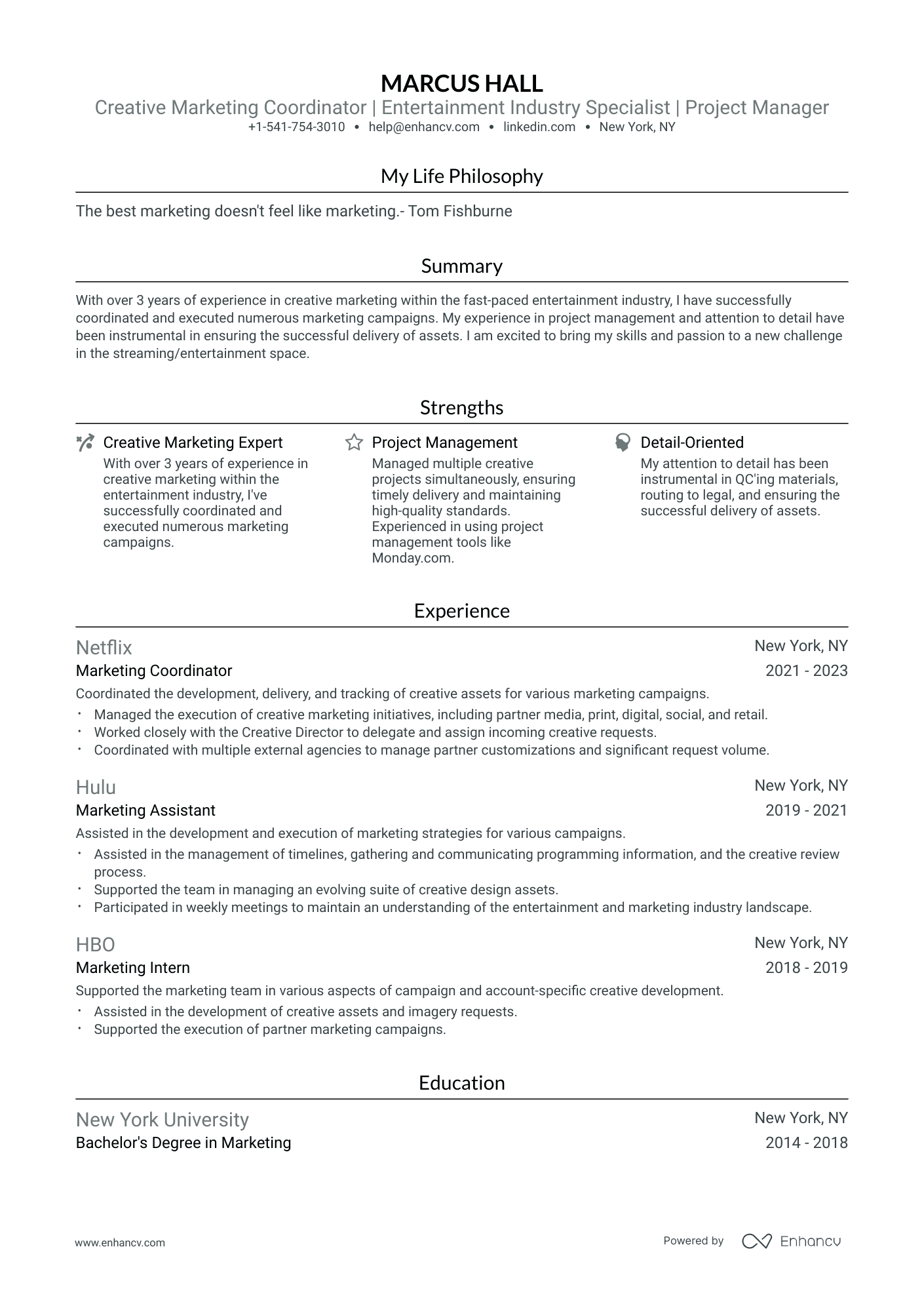 5 Creative Marketing Resume Examples & Guide for 2024