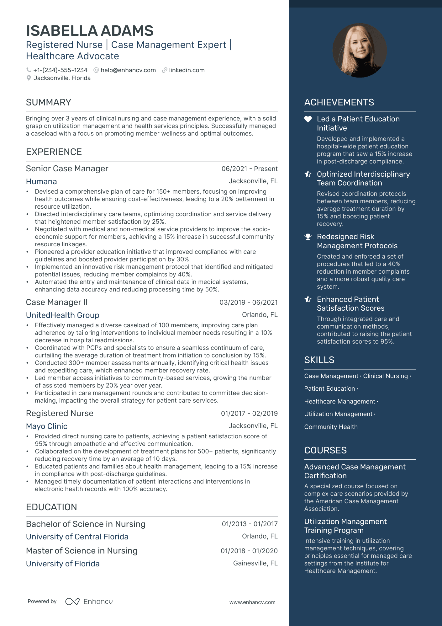 5 Care Manager Resume Examples & Guide for 2024