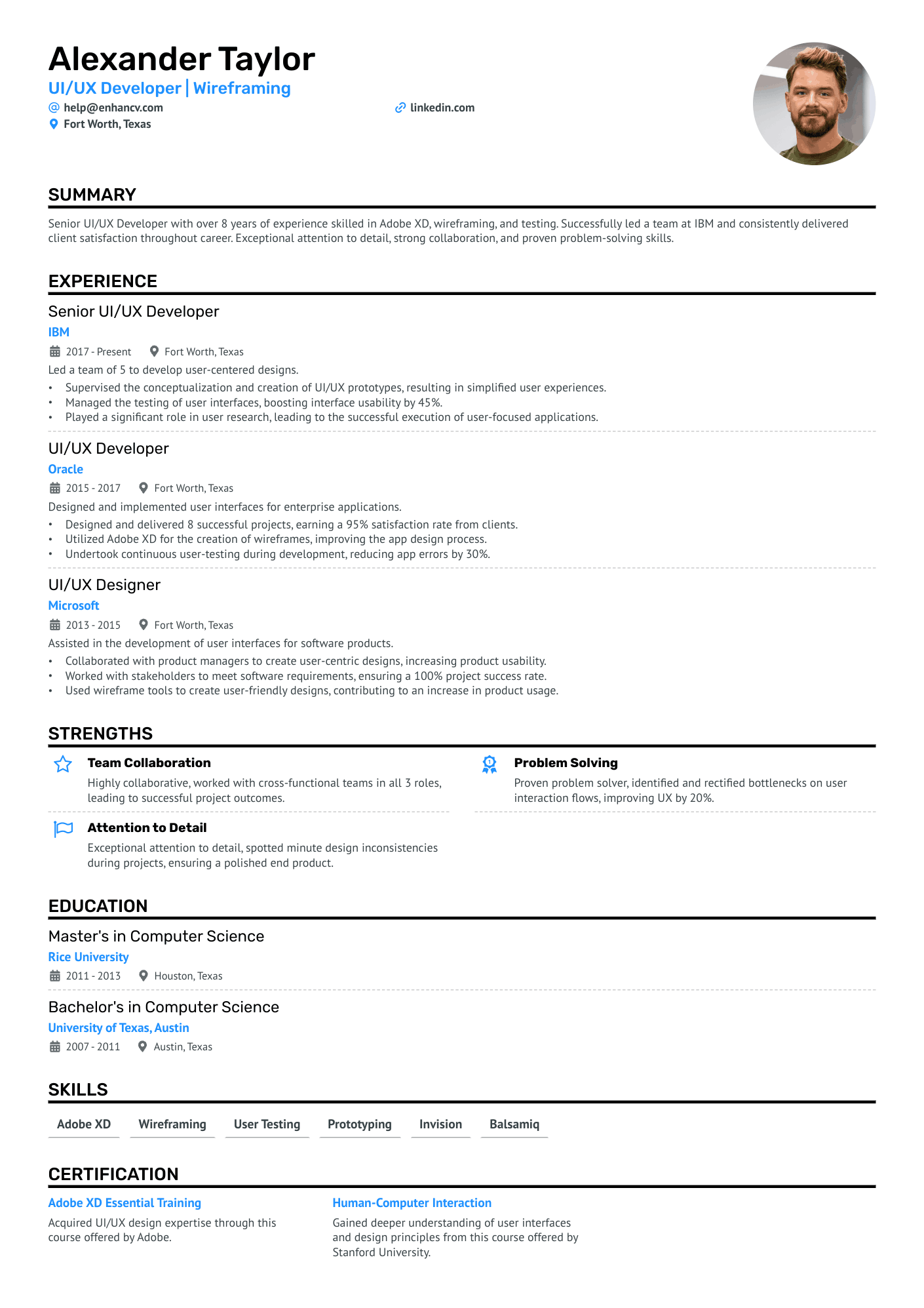 10 UI Developer Resume Examples & Guide for 2024