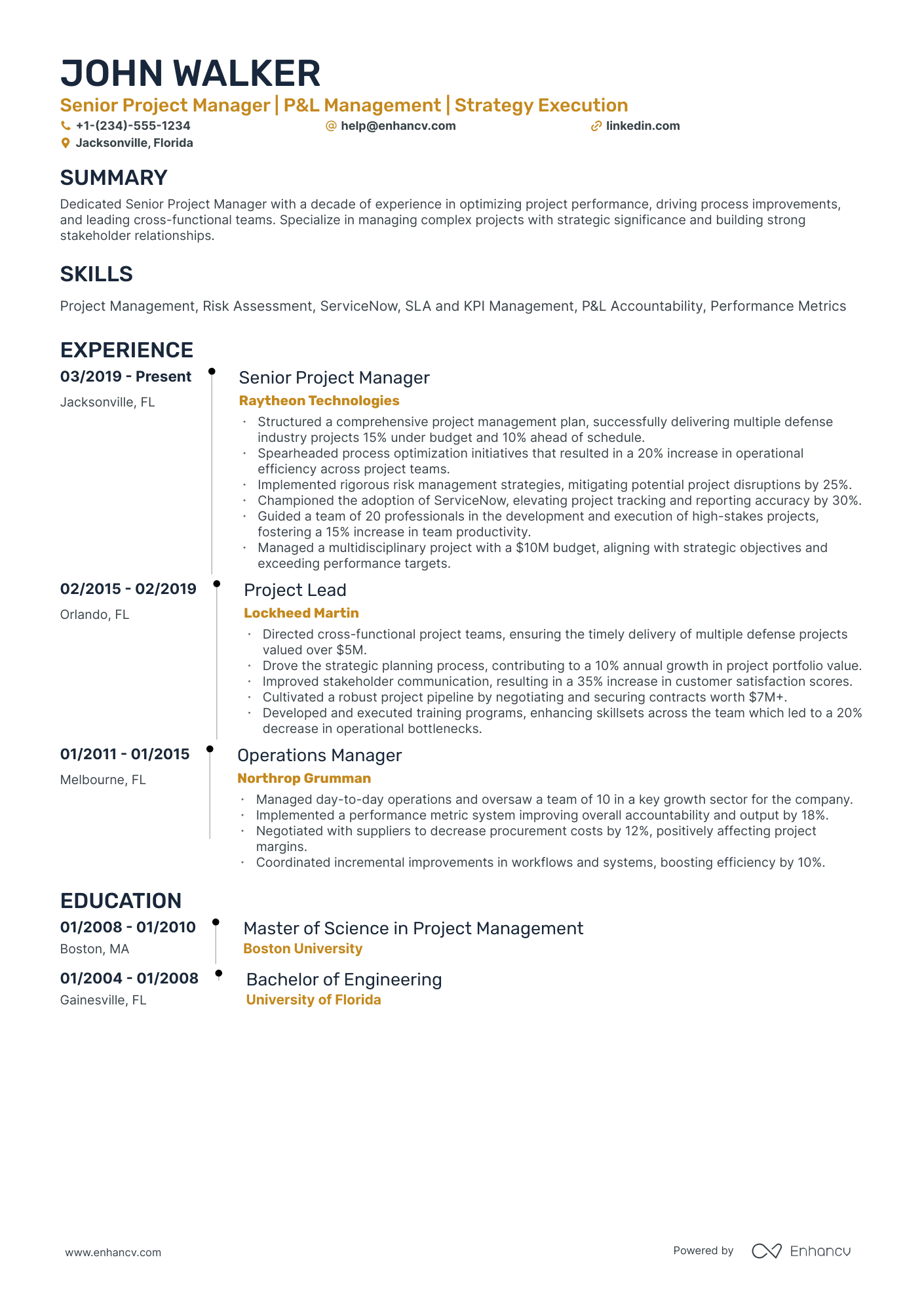 10 IT Service Manager Resume Examples & Guide for 2026