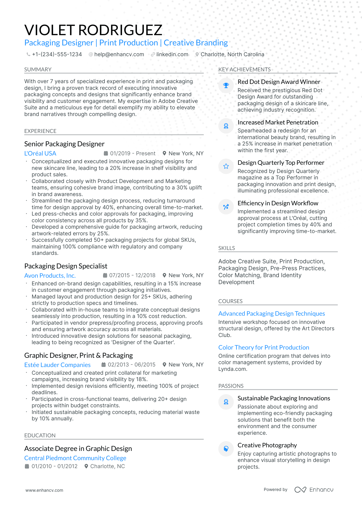 10 Packaging Designer Resume Examples & Guide for 2026