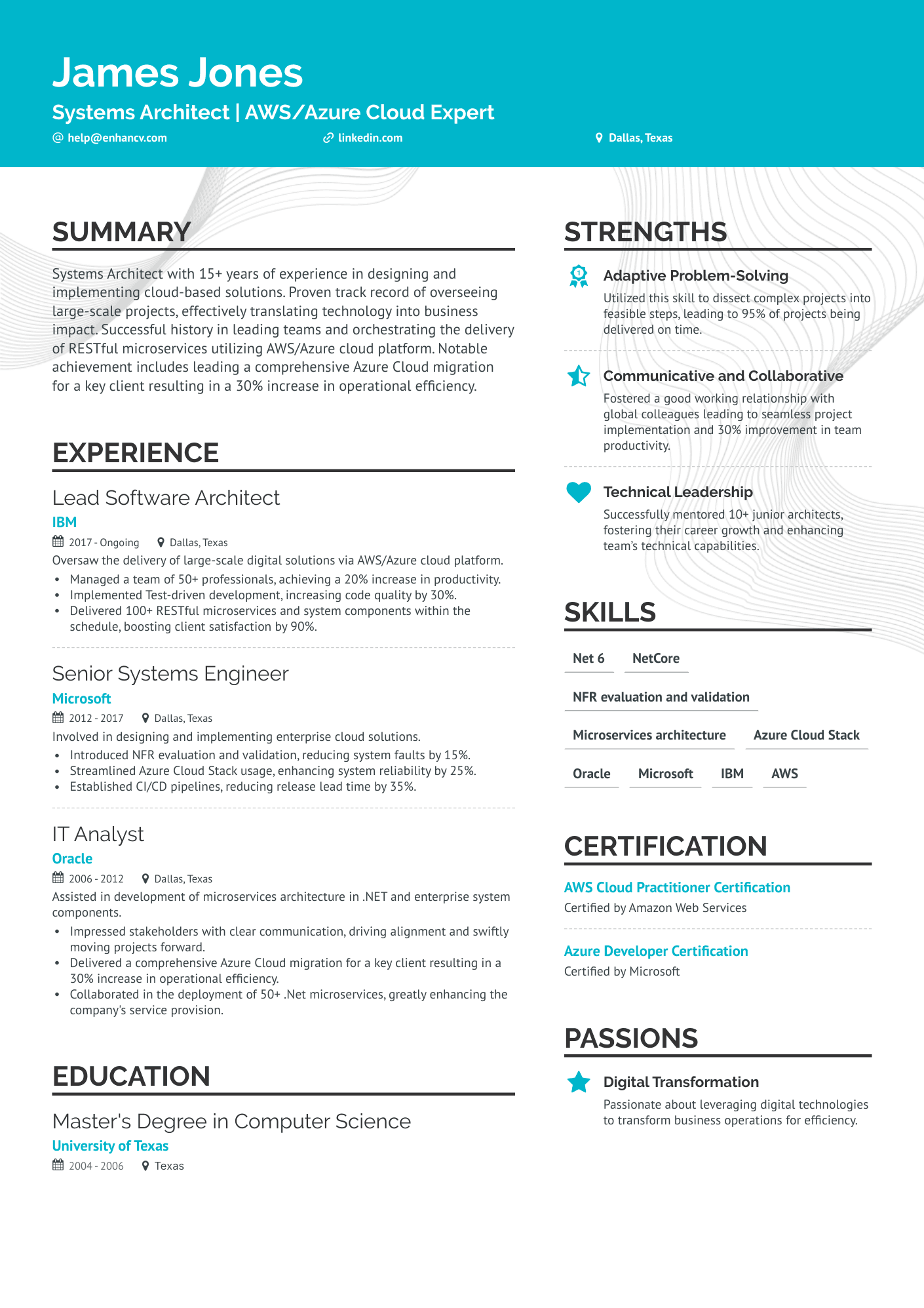 9 AWS Resume Examples & Guide for 2024