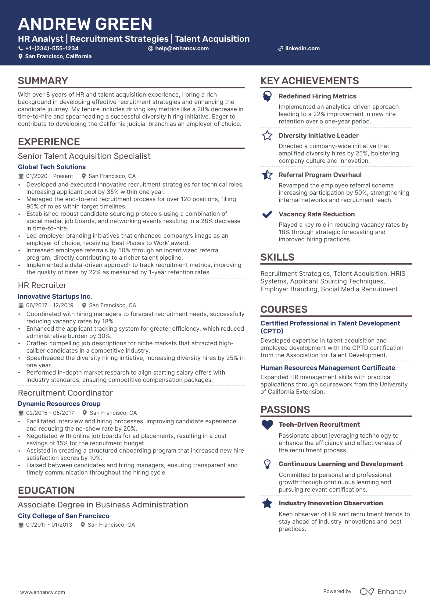 10 HR Analyst Resume Examples & Guide for 2026