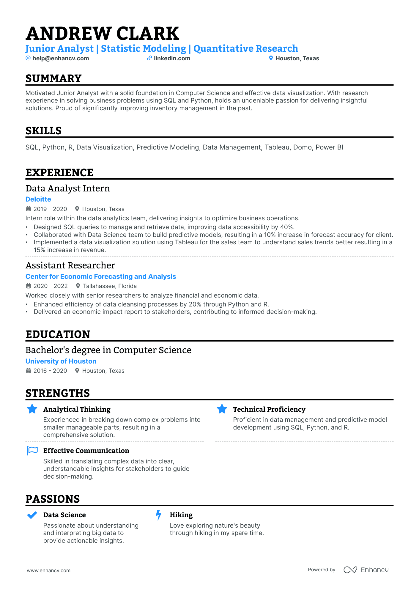 10 Junior Data Analyst Resume Examples & Guide for 2026