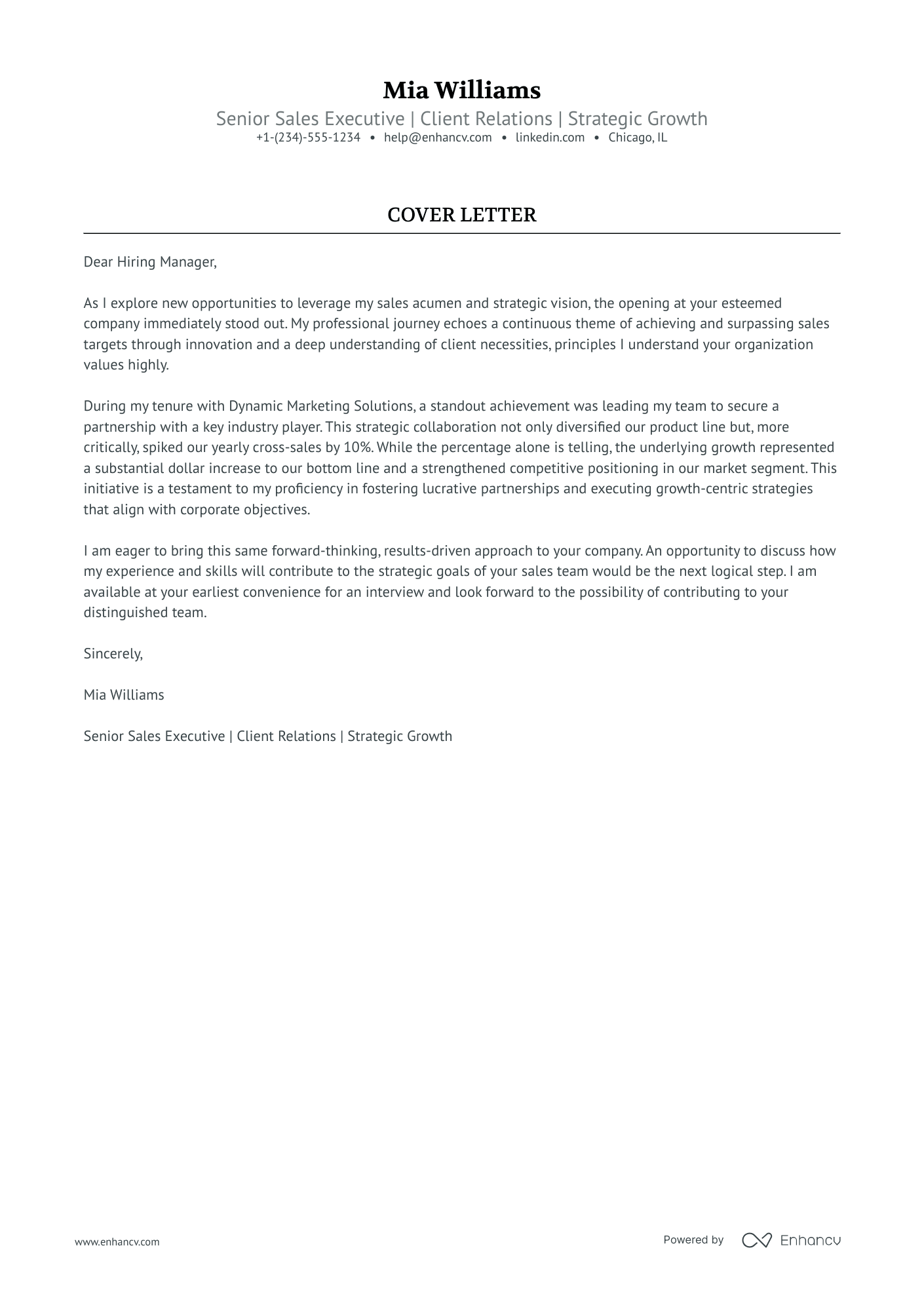 14 Professional Sales Representative Cover Letter Examples and Template ...